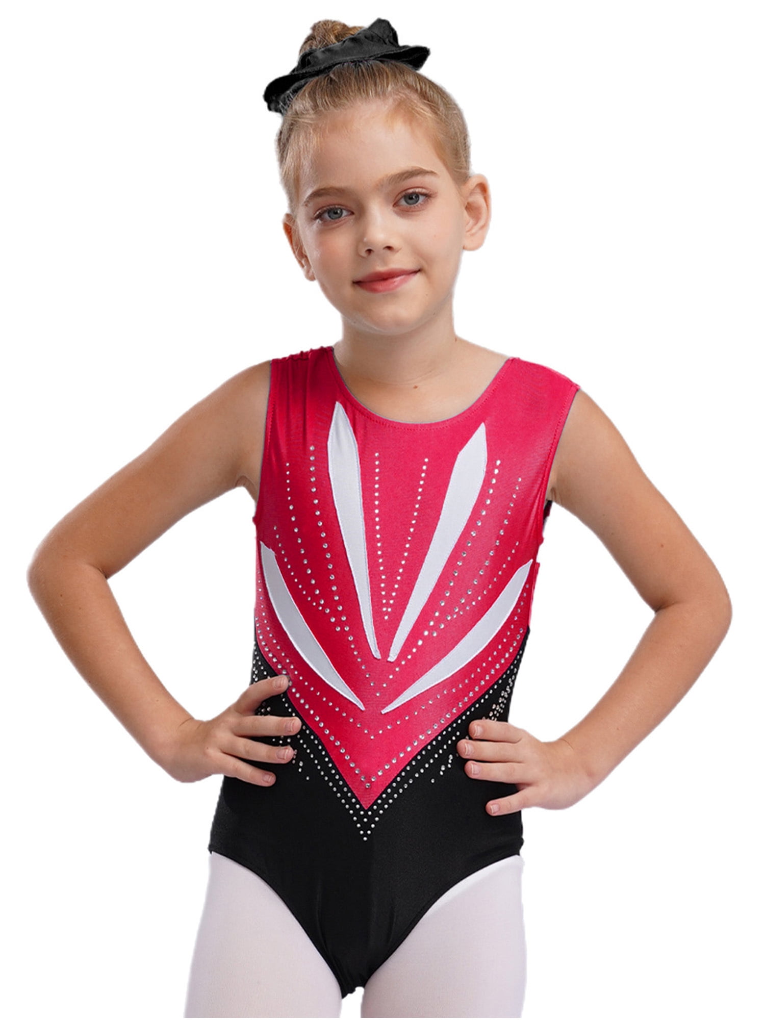Haitryli Gymnastics Leotards for Girls Ballet Leotards with Tumbling ...