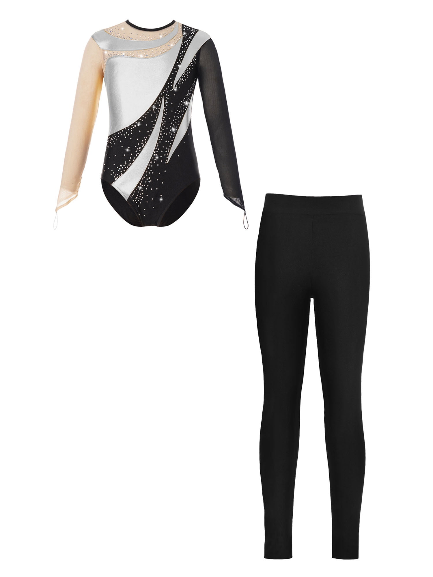 Haitryli Gymnastics Leotards for Girls Dance Tumbling Outfit Athletic ...