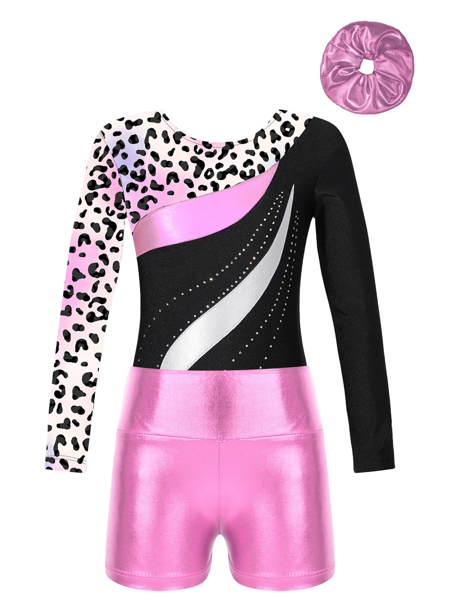 Haitryli Gymnastics Leotards for Girls Long Sleeve Dance Unitards ...