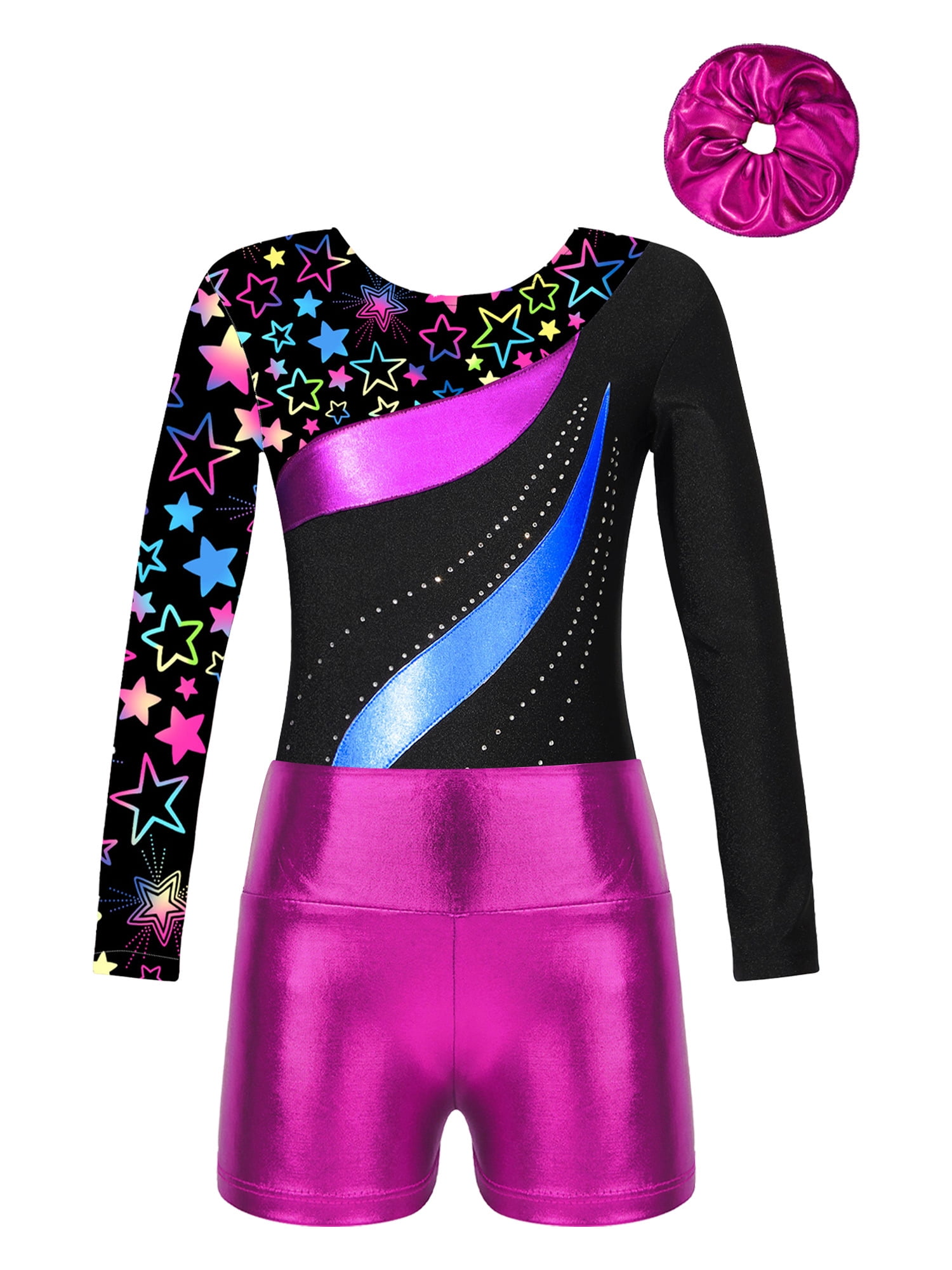 Haitryli Gymnastics Leotards for Girls Long Sleeve Dance Unitards ...