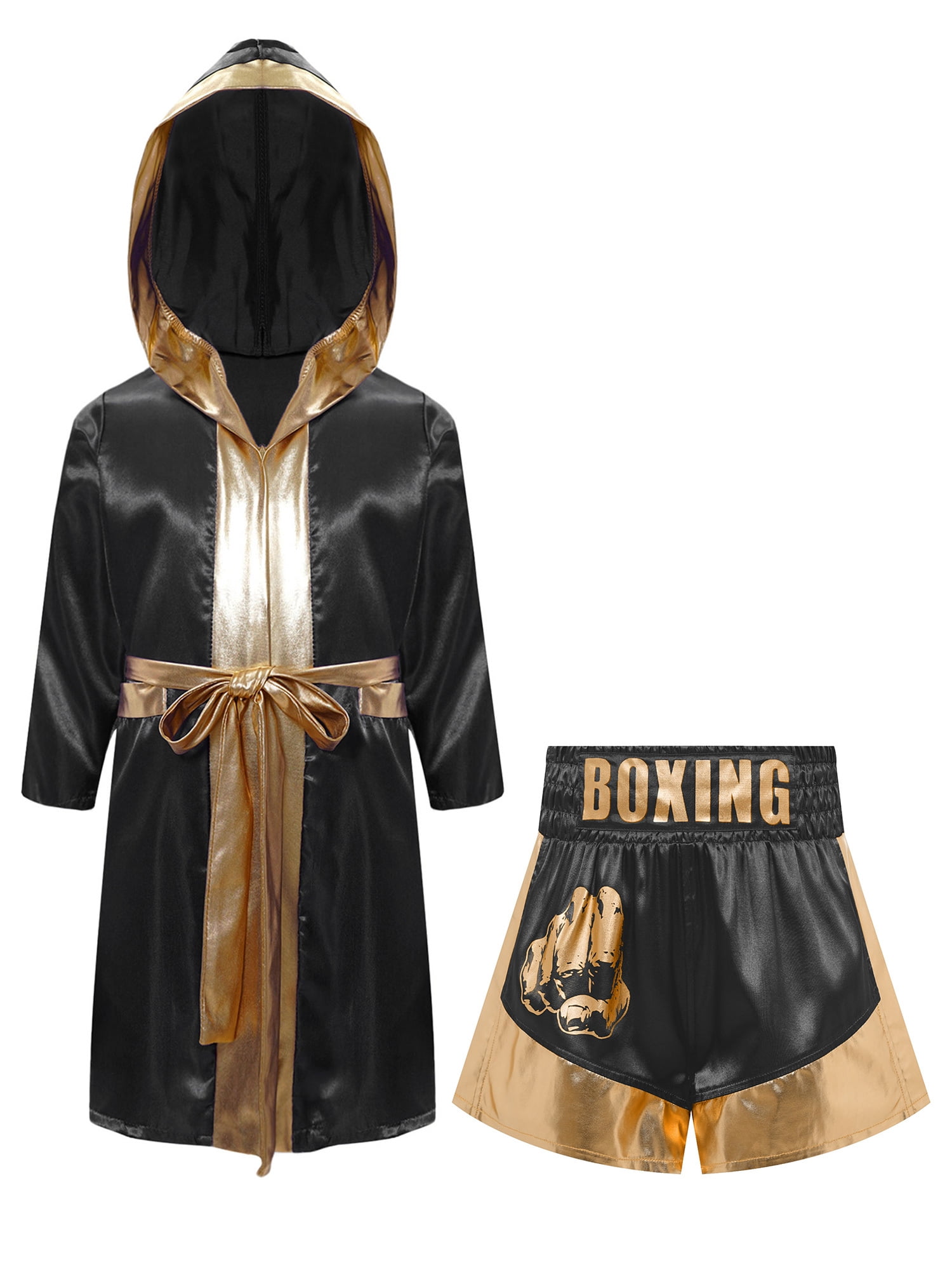 Haitryli Kids Boys Boxing Outfits Boxer Training Outfits Fancy Dress ...