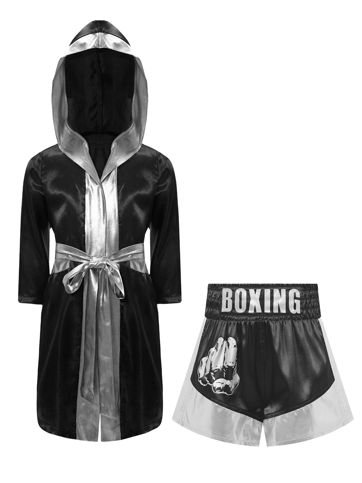 Haitryli Kids Boys Boxing Outfits Boxer Training Outfits Fancy Dress ...