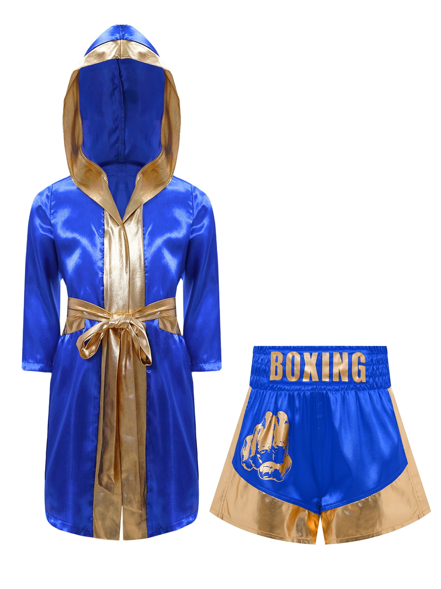 Haitryli Kids Boys Boxing Outfits Boxer Training Outfits Fancy Dress ...