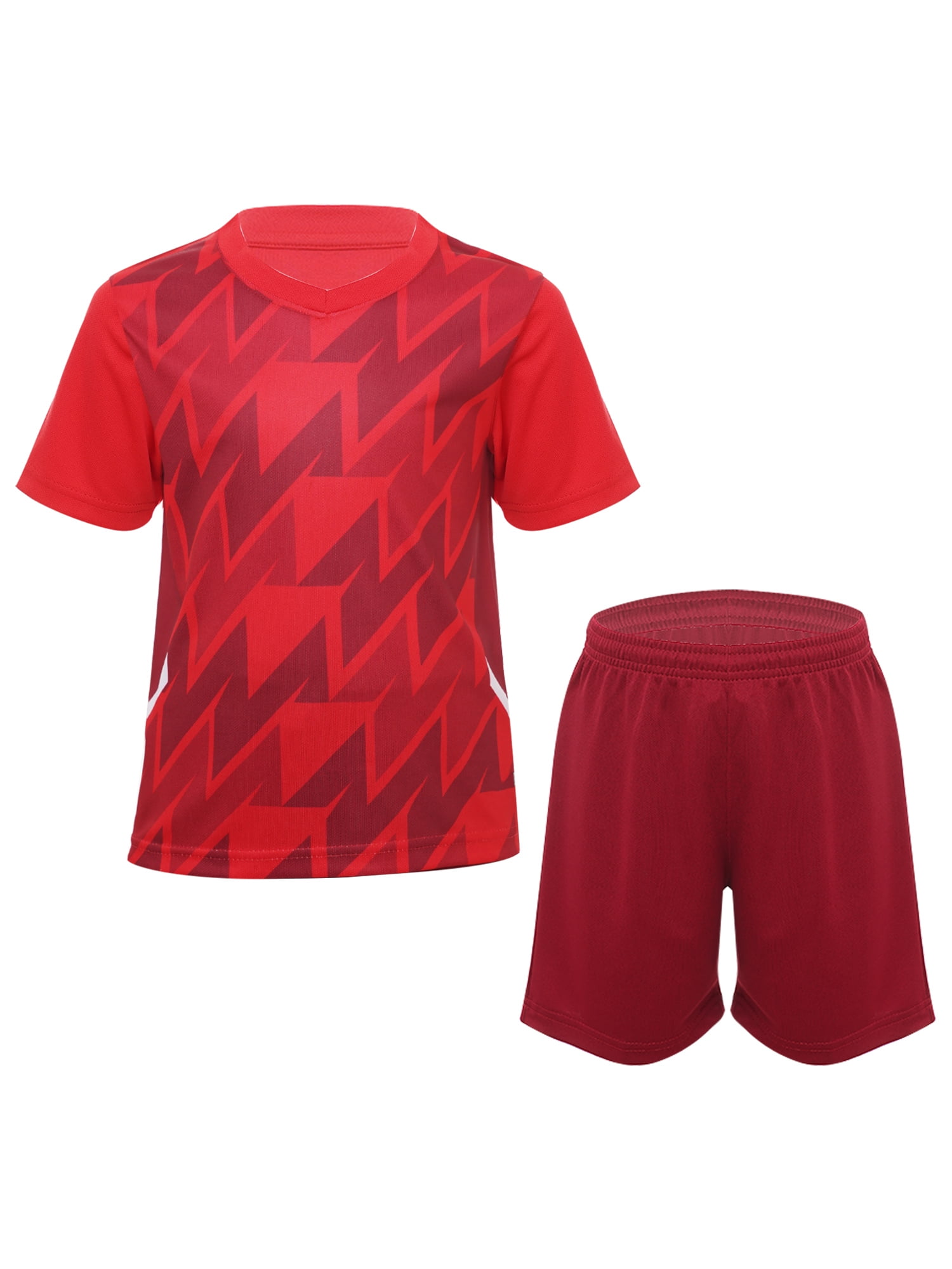 Haitryli Kids Boys Football Jersey Team Uniform Soccer Shirts Tops and ...