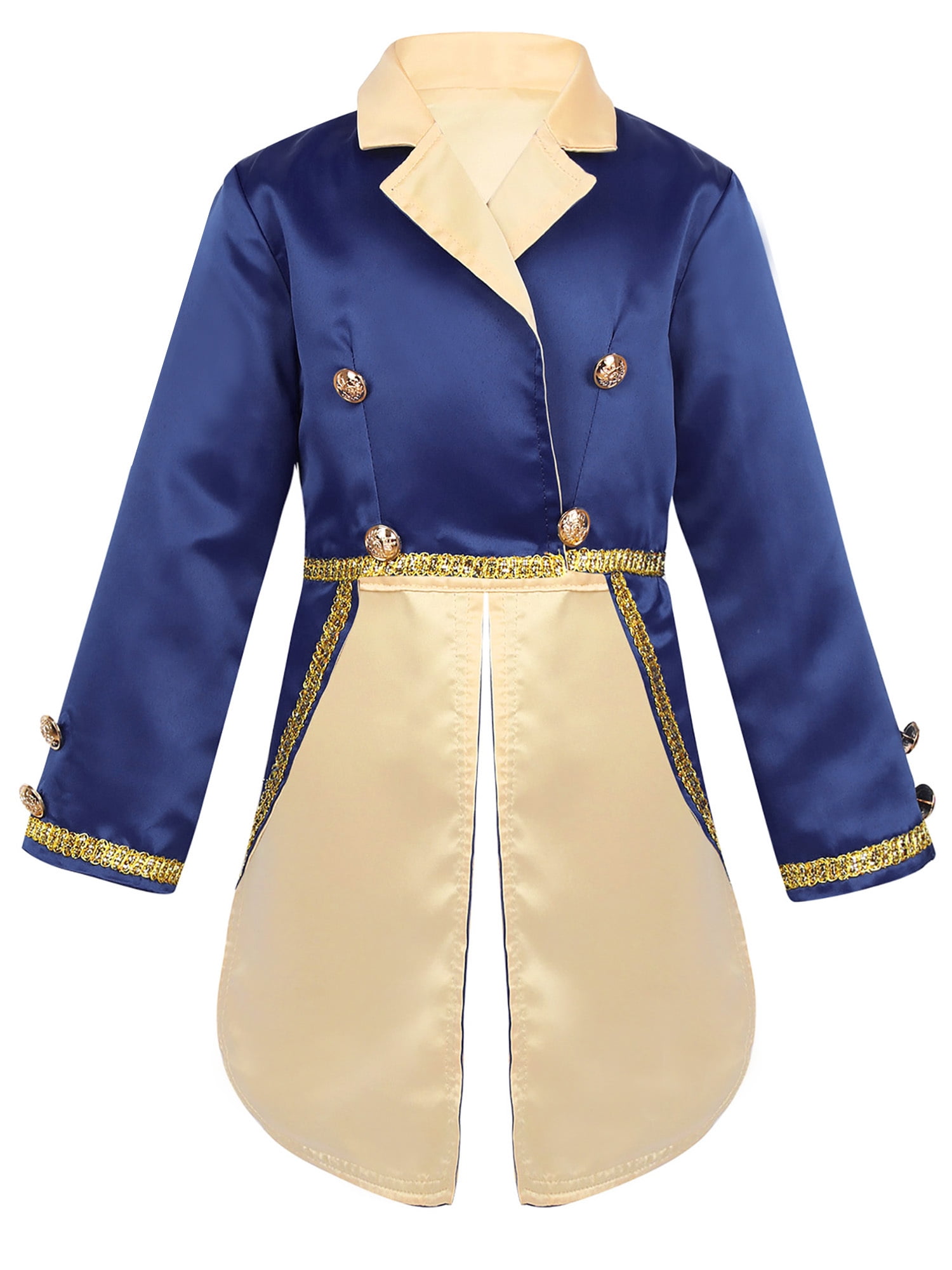 Haitryli Kids Boys Ringmaster Tuxedo Tailcoat Jacket Prince Cosplay ...