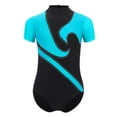 Haitryli Kids Girls Boys Short Sleeve Color Block Leotard for ...