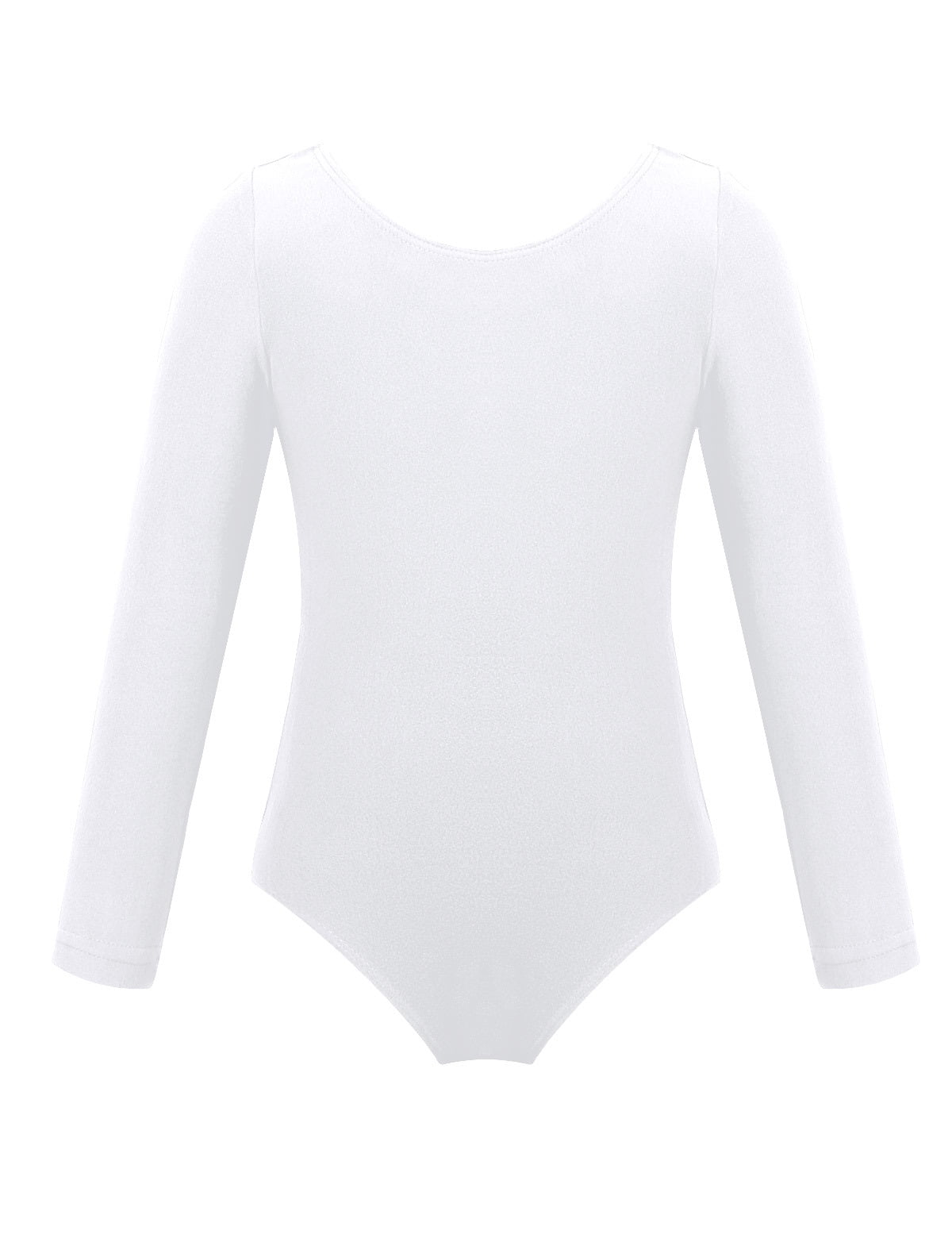 Haitryli Kids Girls Classic Long Sleeves Cotton Ballet Dance Gymnastic ...