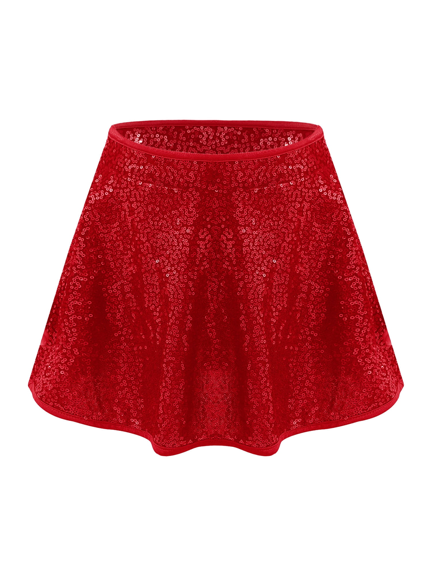 Haitryli Kids Girls Sequin Skater Skorts Hip Hop Jazz Ballet Dance ...