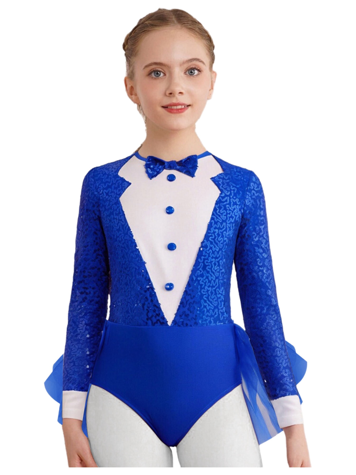 Haitryli Little Girls Jazz Latin Lyrical Dancewear Sparkly Ballet ...