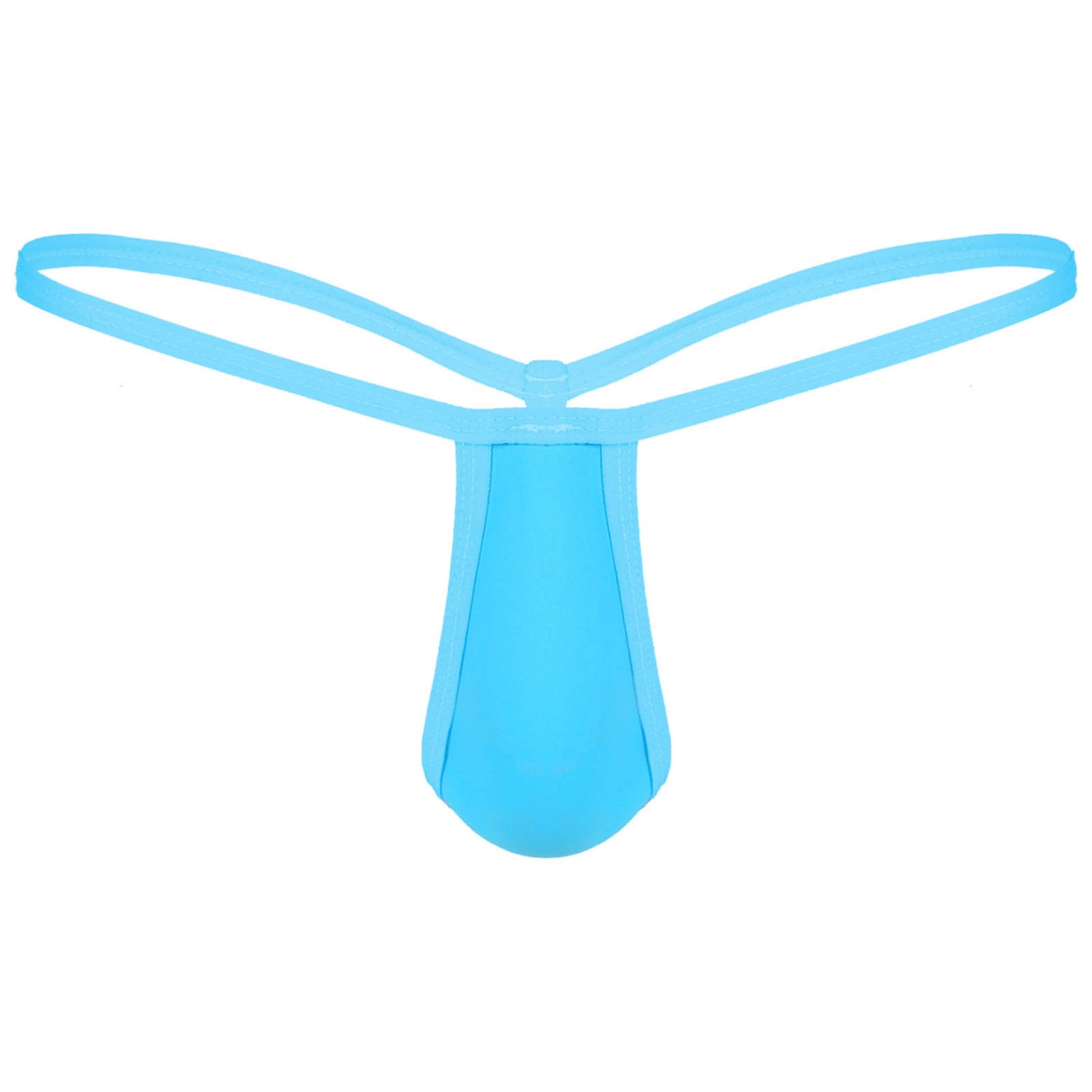 Haitryli Men's String Enhance Briefs Thongs T-back Cheeky Low Rise G ...