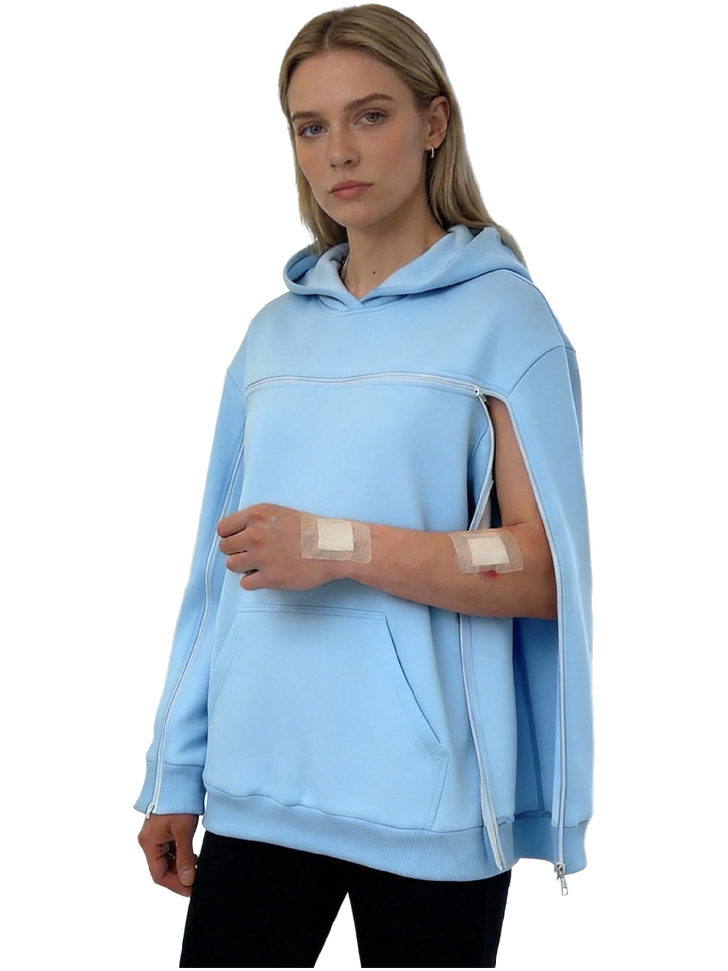 Haitryli Post Shoulder Surgery for Women Adaptive Sweatshirts Tear Away ...