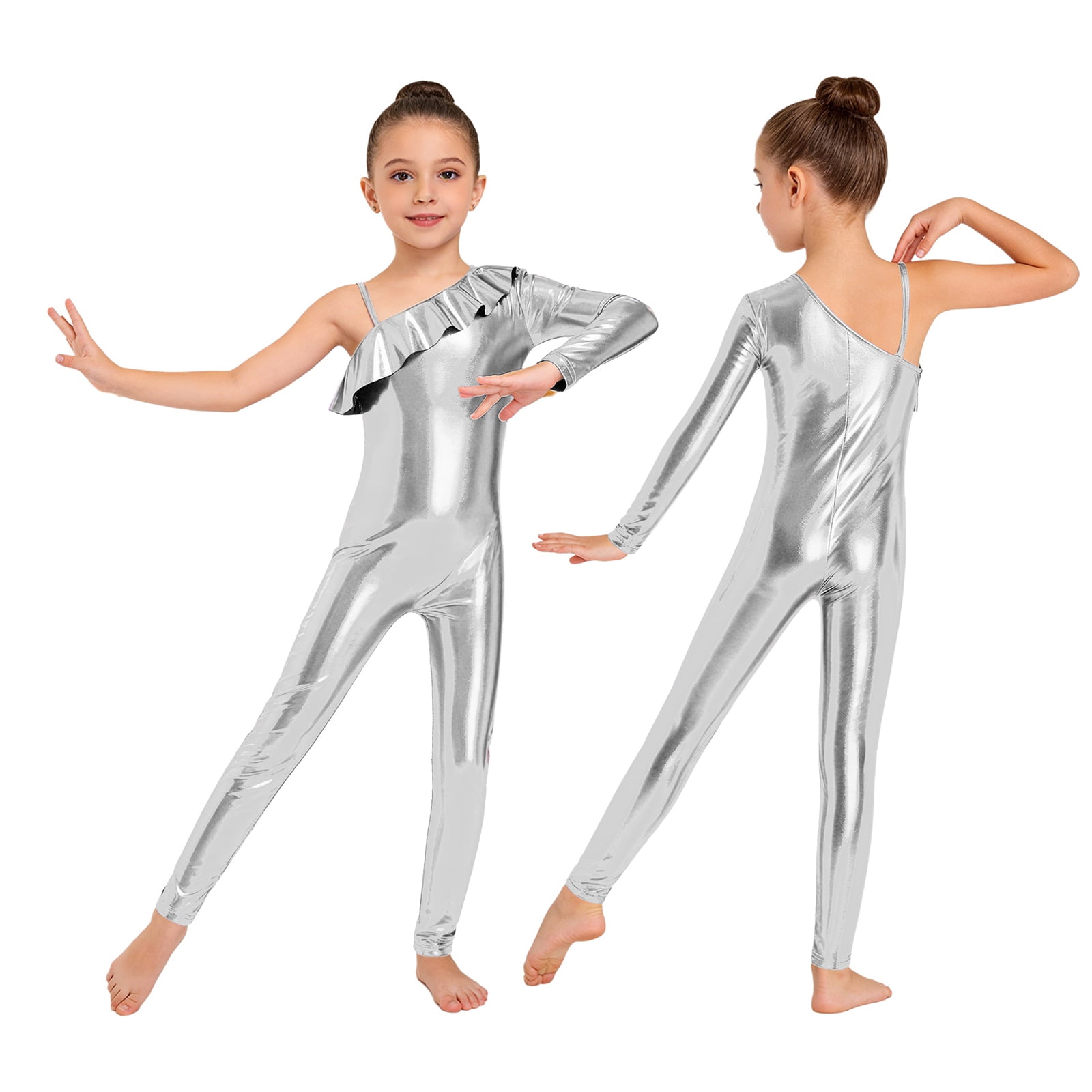 Haitryli Sport Unitard for Girls One Piece Bodysuit Full Body Catsuit ...