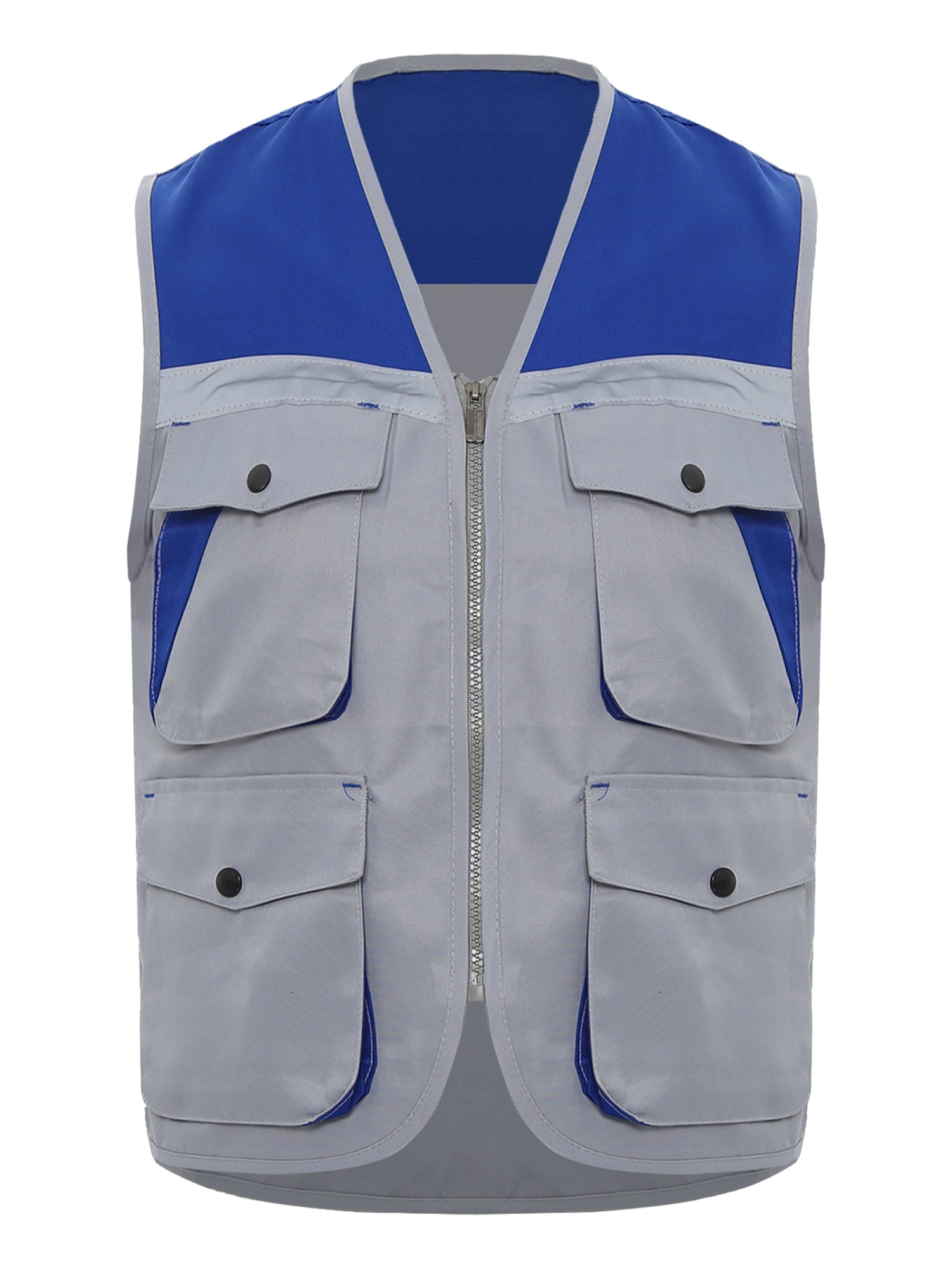 Haitryli Unisex Adult Volunteer Uniform Vest with Four Pockets ...