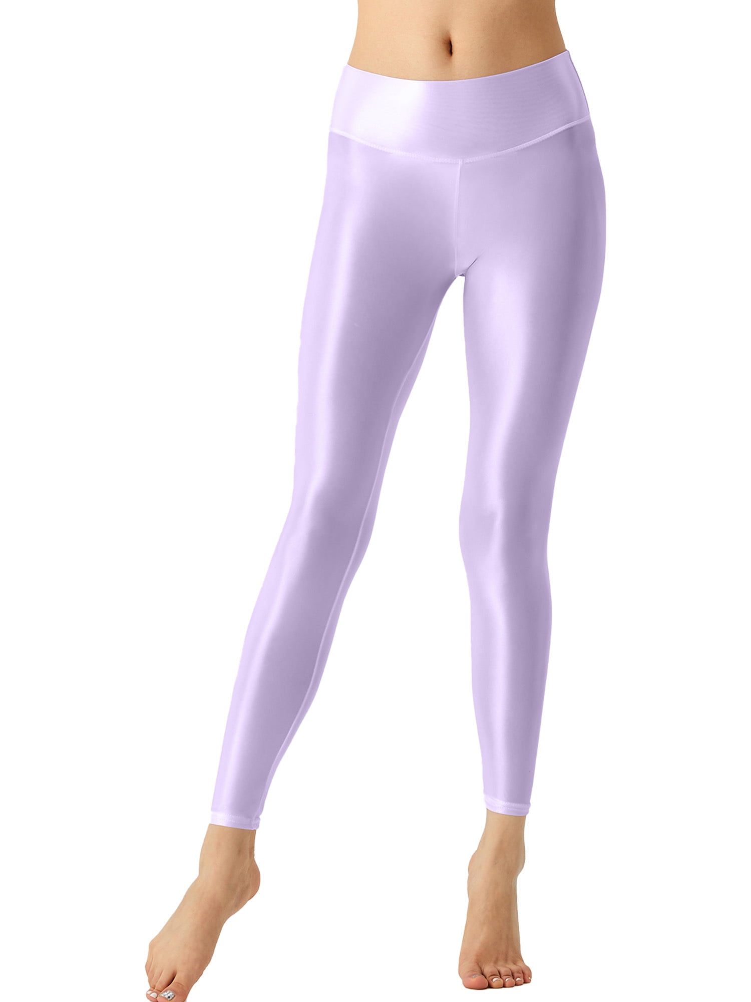 Haitryli Women's 30D Oily Spandex Tights Dance Sports Stretchy Yoga ...