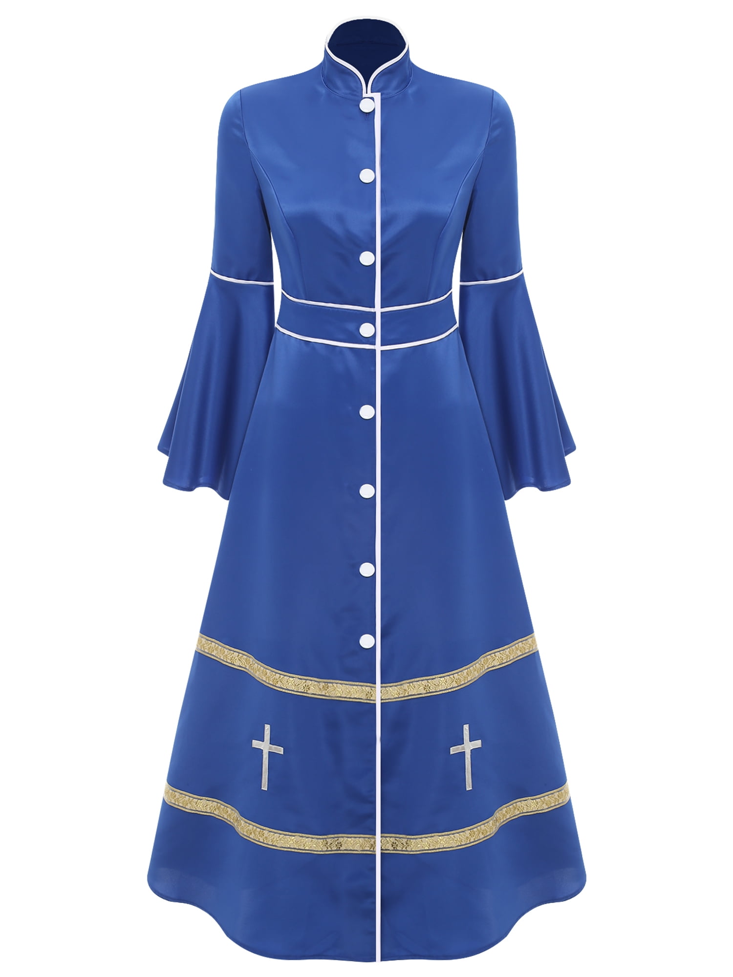 Haitryli Womens Clergy Minister Cassock Robes Pulpit Liturgical ...