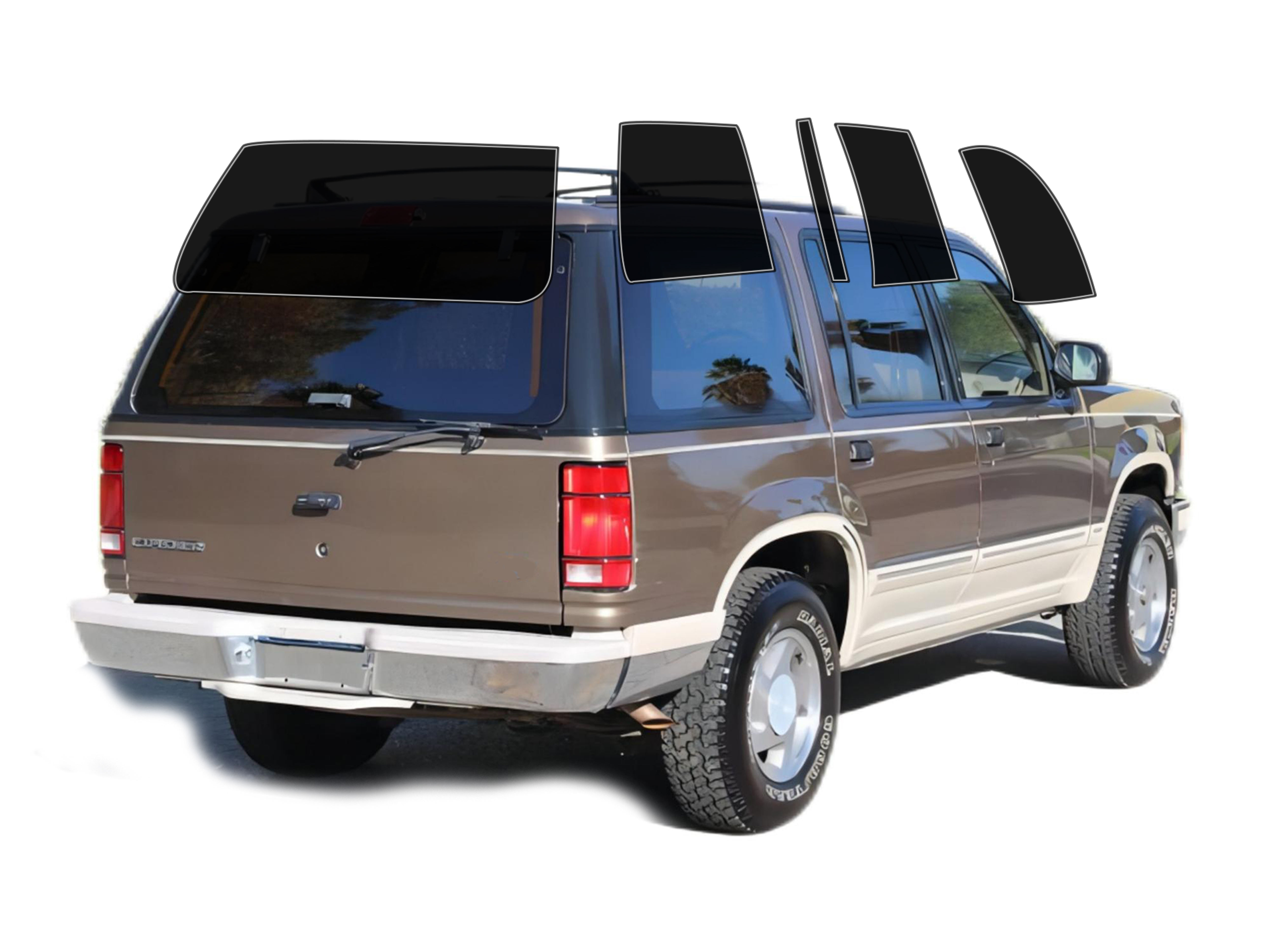 Haiy Co - PreCut 2Ply 10% Window Tint Film Kit For 1991-1994 Ford ...