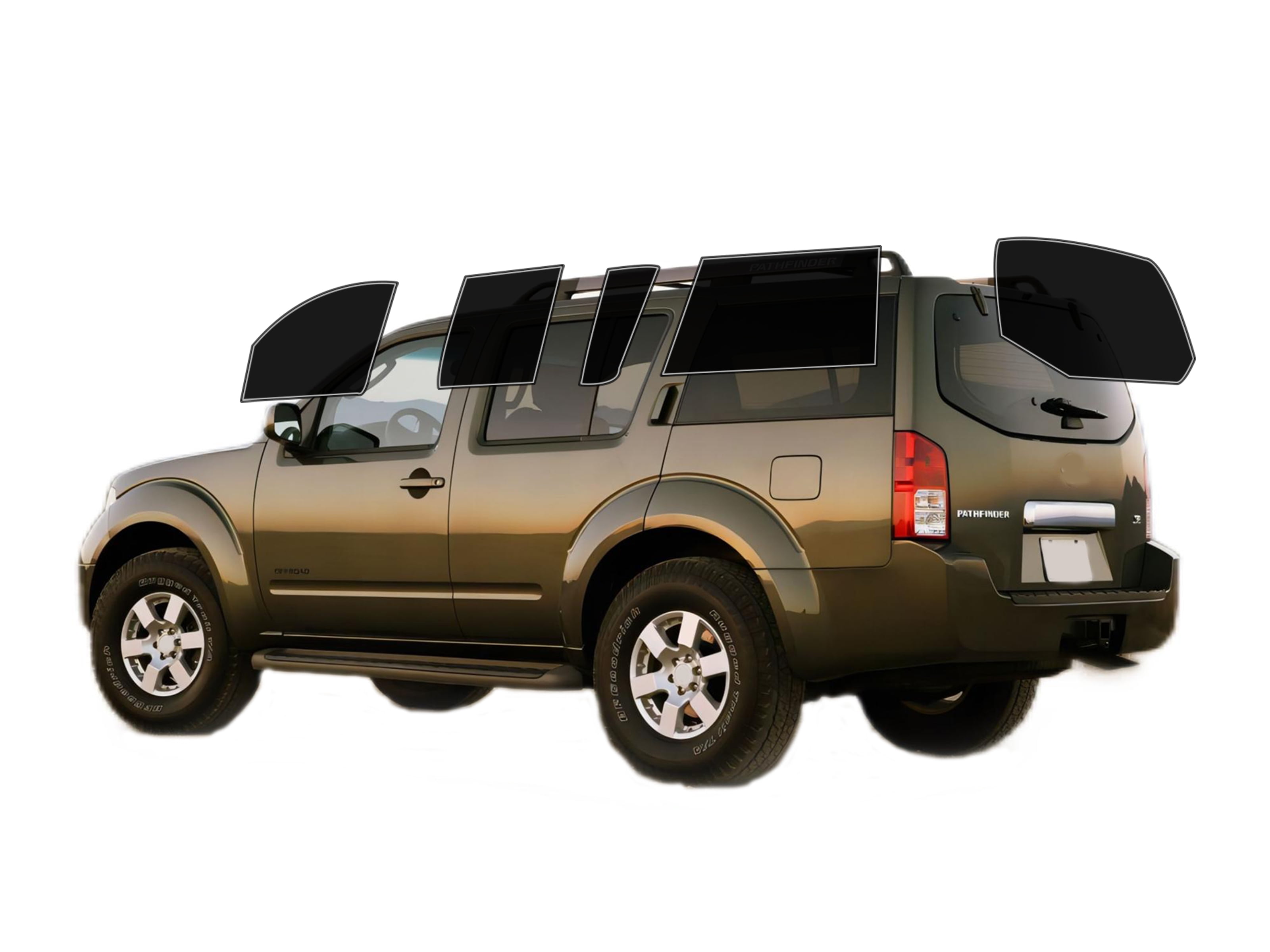 Haiy Co - PreCut 2Ply 10% Window Tint Film Kit For 2005-2012 Nissan ...