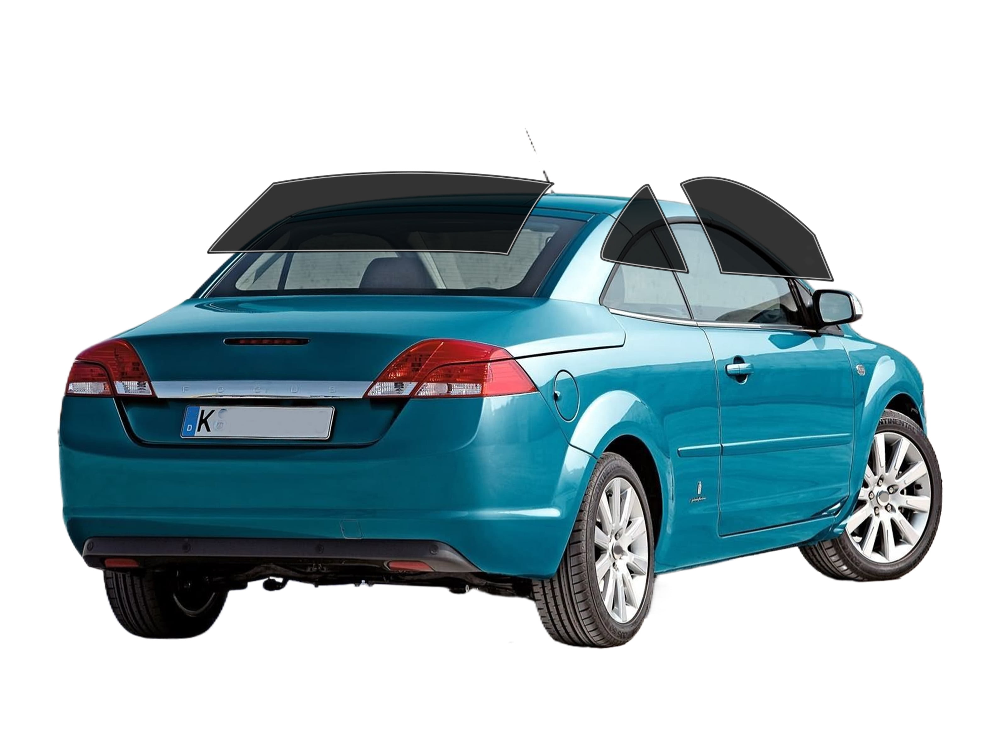 Haiy Co - PreCut 2Ply 20% Window Tint Film Kit For 2000-2007 Ford Focus ...