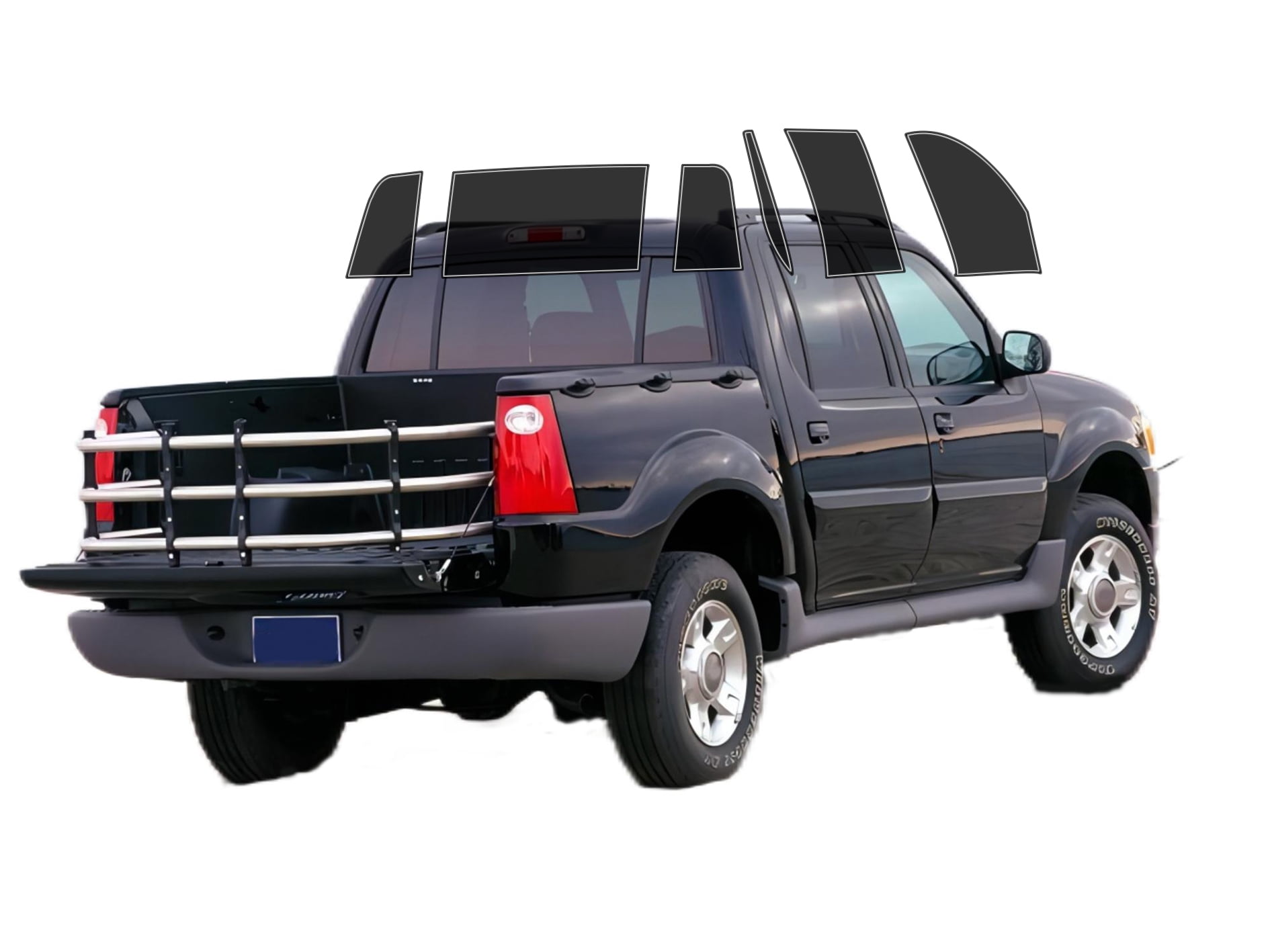 Haiy Co - PreCut 2Ply 20% Window Tint Film Kit For 2001-2006 Ford ...