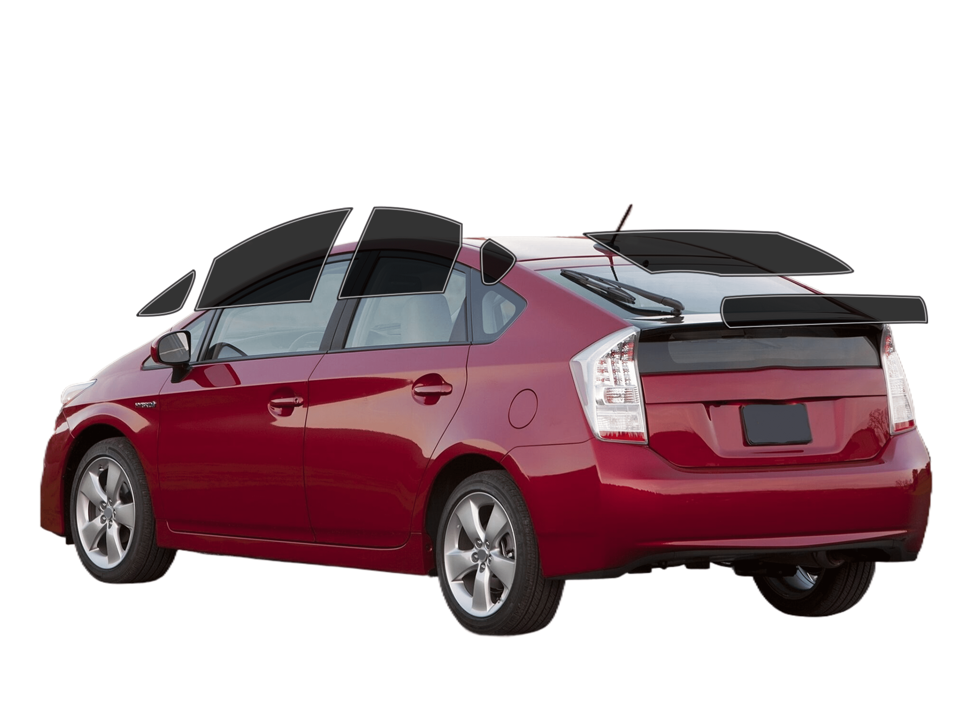 Haiy Co - PreCut 2Ply 20% Window Tint Film Kit For 2004-2009 Toyota ...