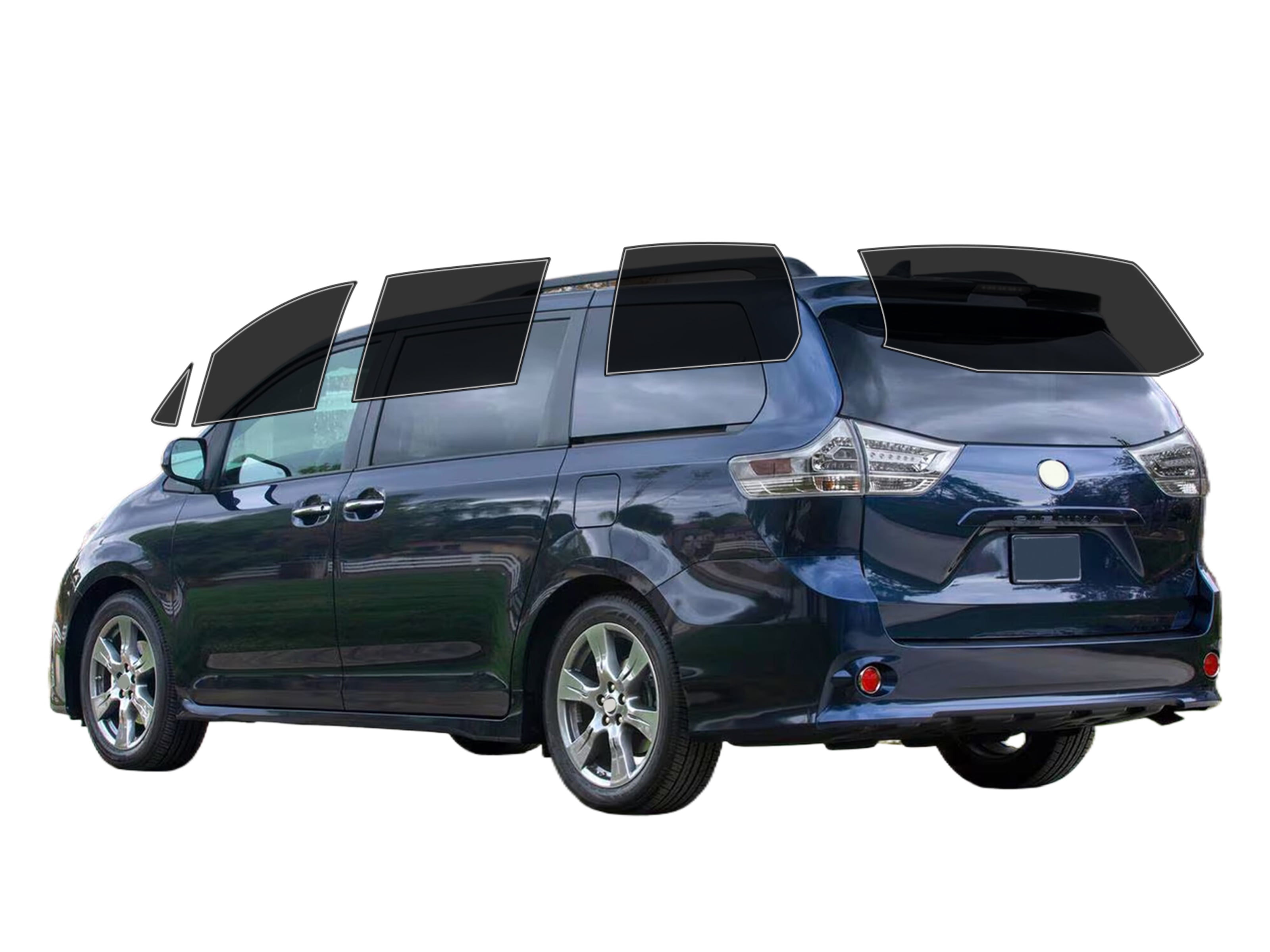 Haiy Co - PreCut 2Ply 20% Window Tint Film Kit For 2011-2020 Toyota ...