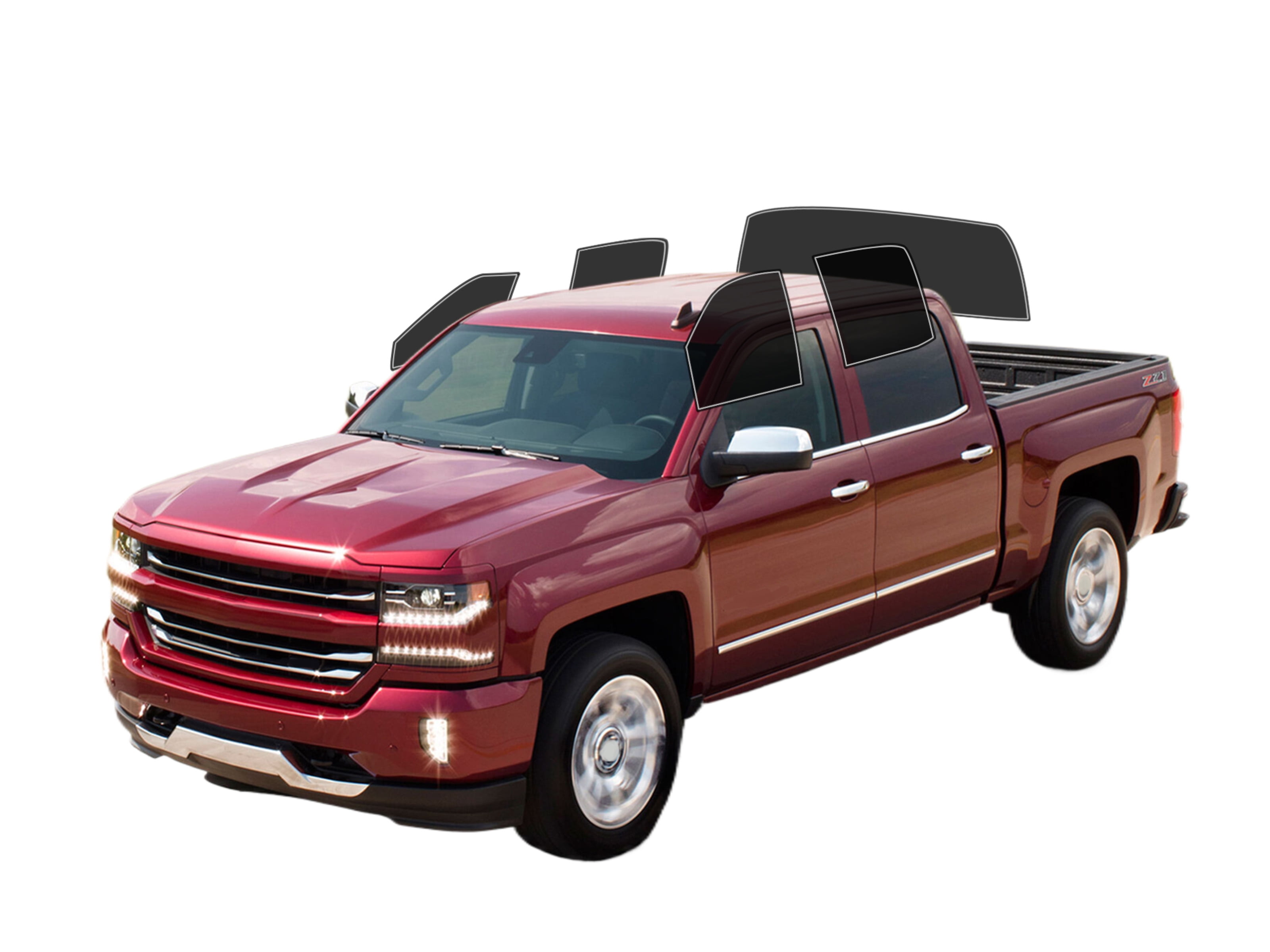Haiy Co - PreCut 2Ply 20% Window Tint Film Kit For 2014-2018 Chevrolet ...