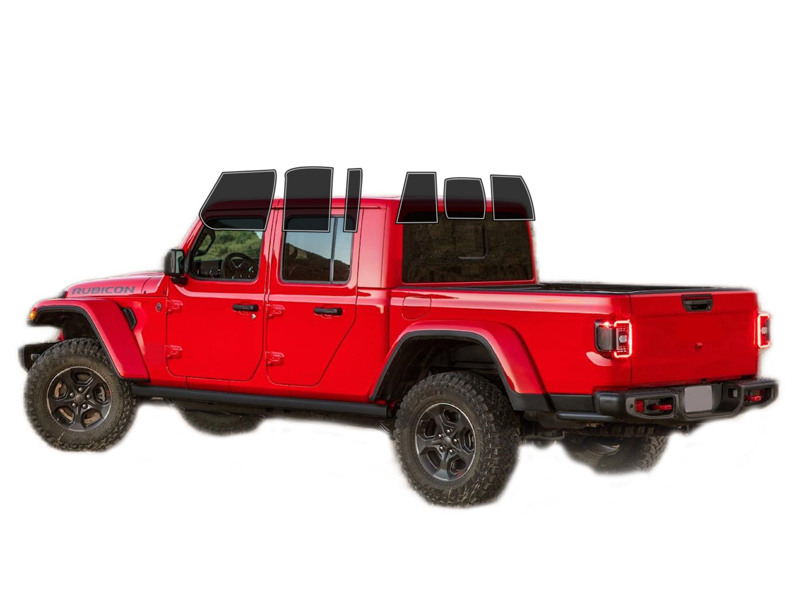 Haiy Co - PreCut 2Ply 20% Window Tint Film Kit For 2020-2025 Jeep ...