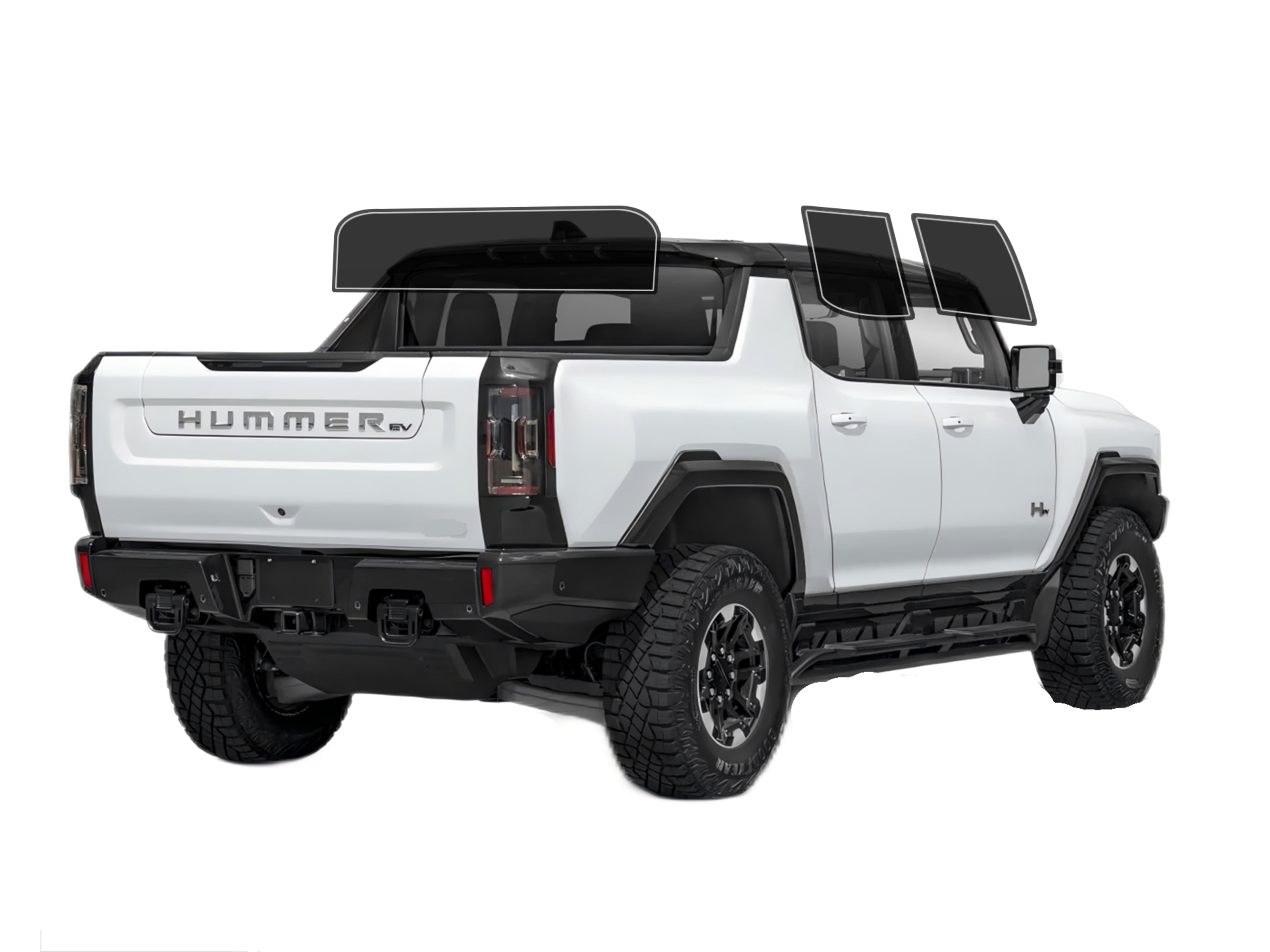 Haiy Co - PreCut 2Ply 20% Window Tint Film Kit For 2024-2025 GMC Hummer ...