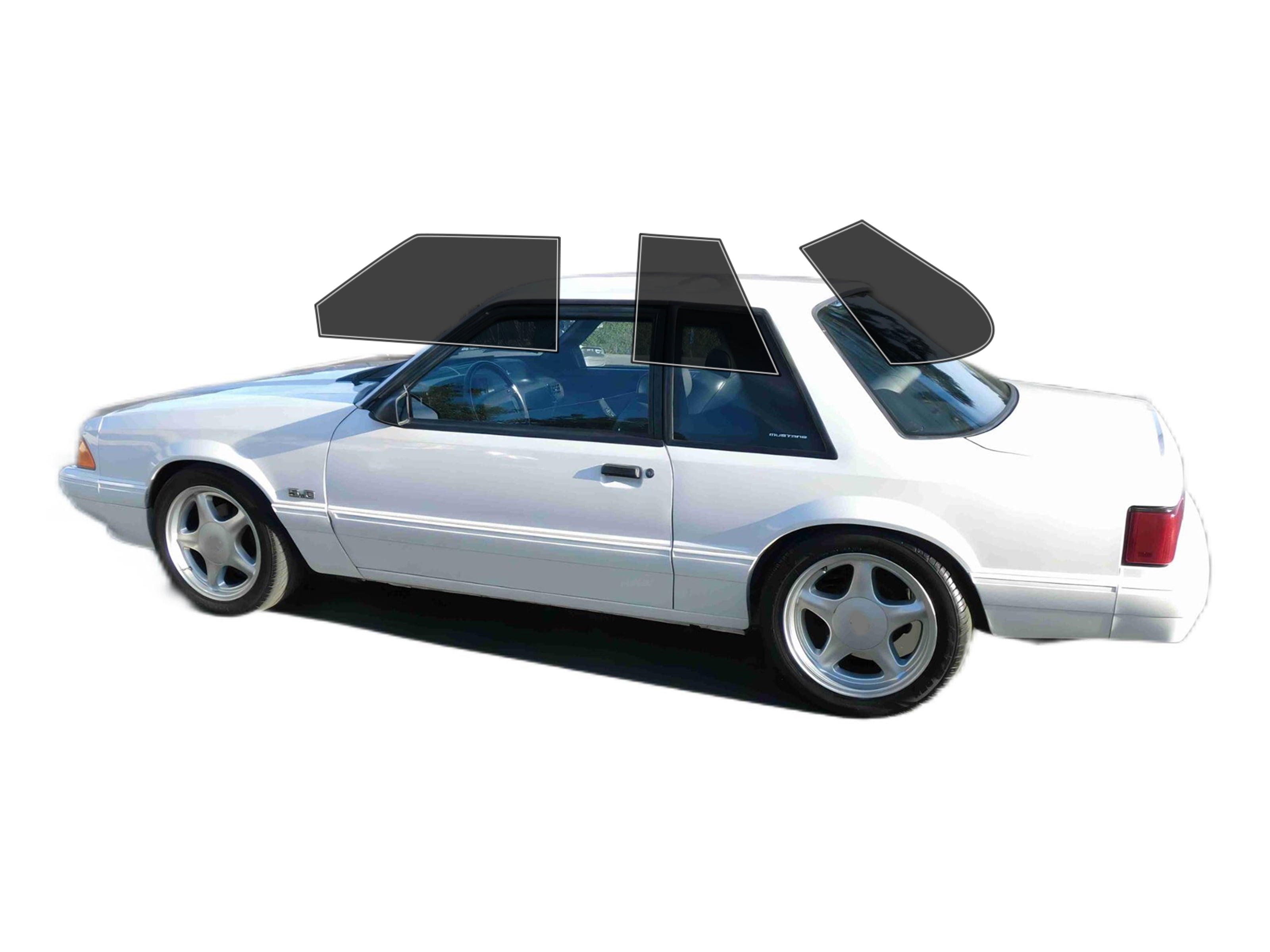 Haiy Co - PreCut 2Ply 25% Window Tint Film Kit For 1980-1993 Ford ...