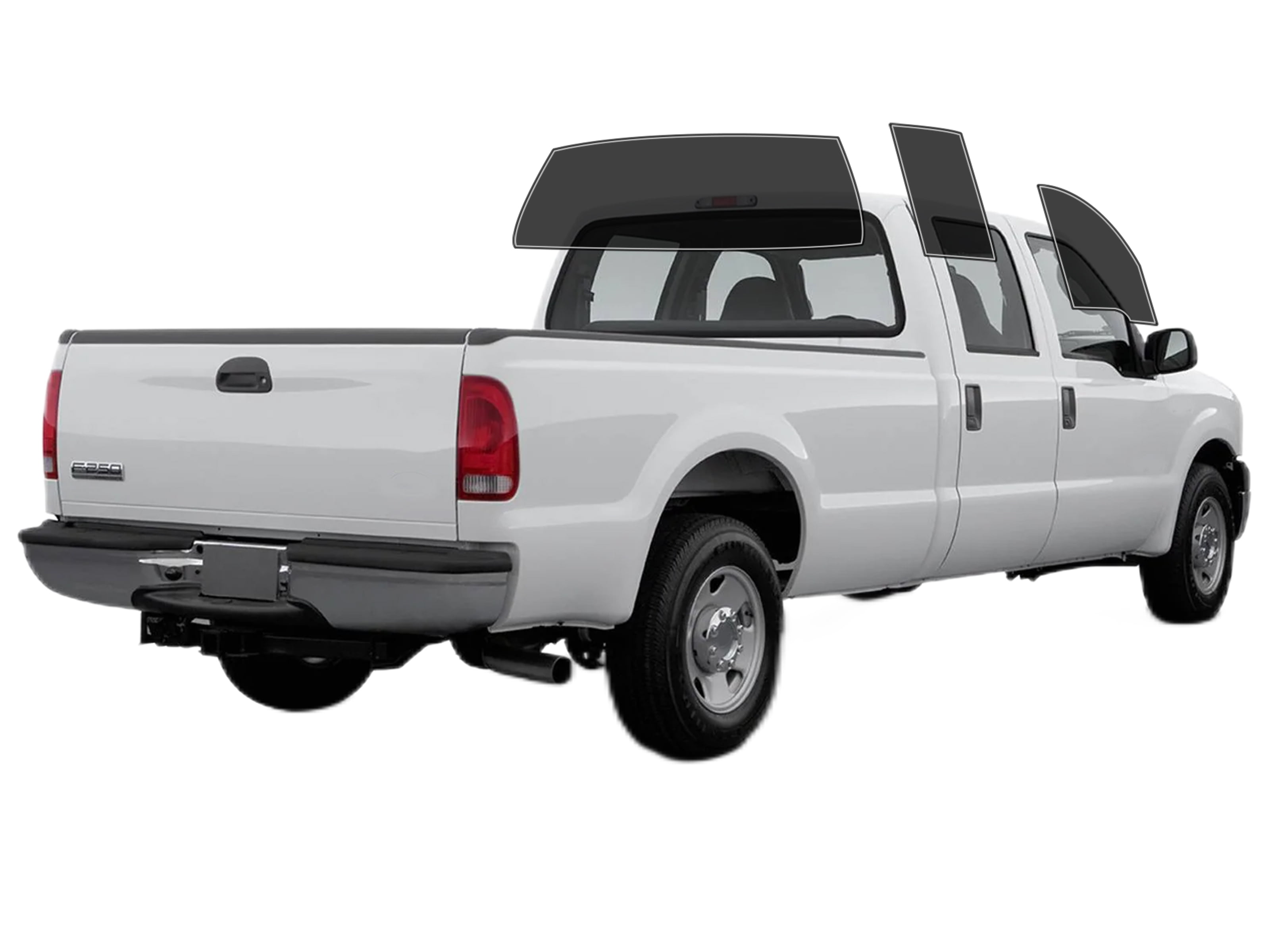 Haiy Co - PreCut 2Ply 25% Window Tint Film Kit For 1999-2007 Ford F250 ...