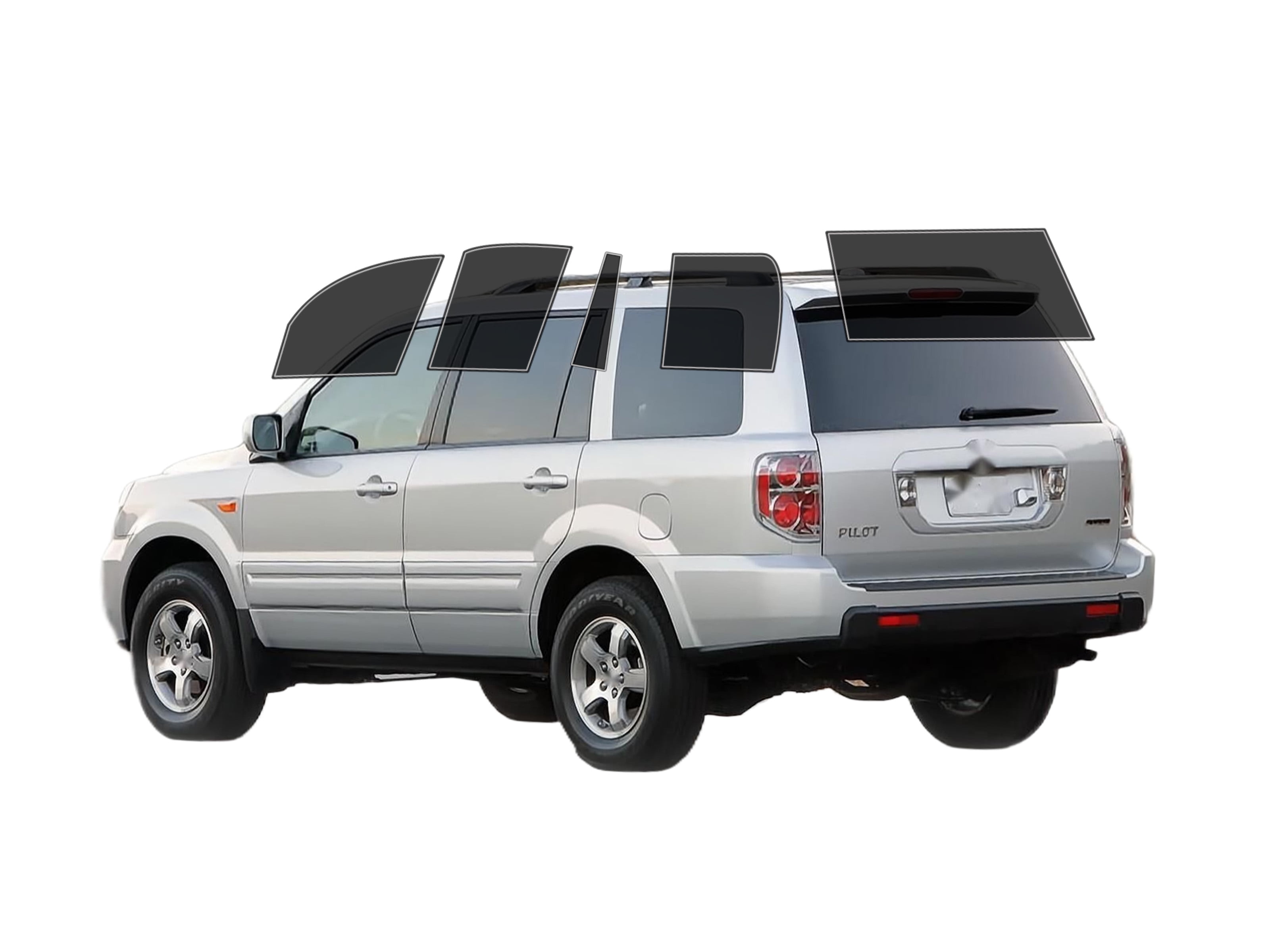 Haiy Co - PreCut 2Ply 25% Window Tint Film Kit For 2003-2008 Honda ...