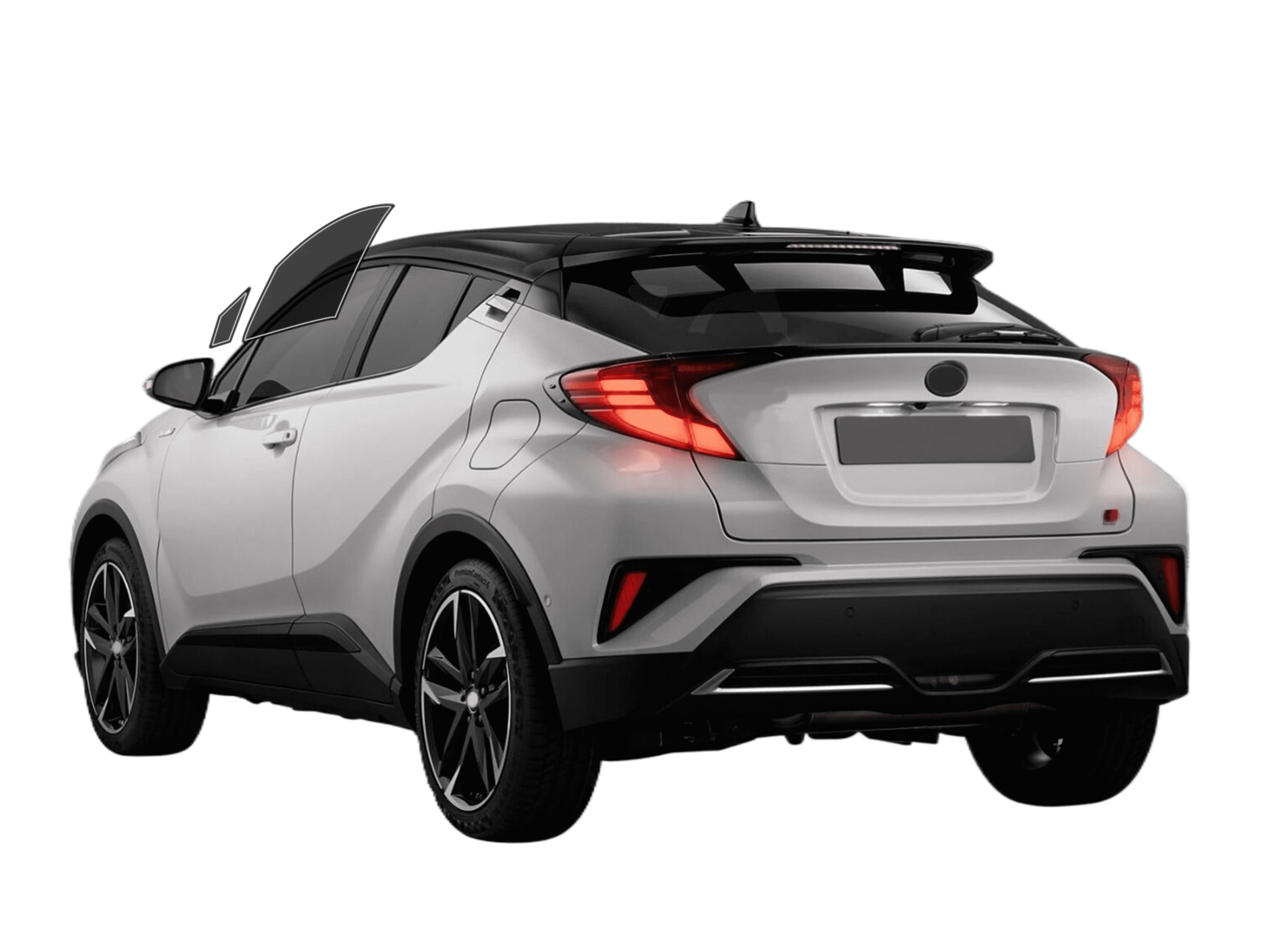 Haiy Co - PreCut 2Ply 25% Window Tint Film Kit For 2018-2023 Toyota C ...