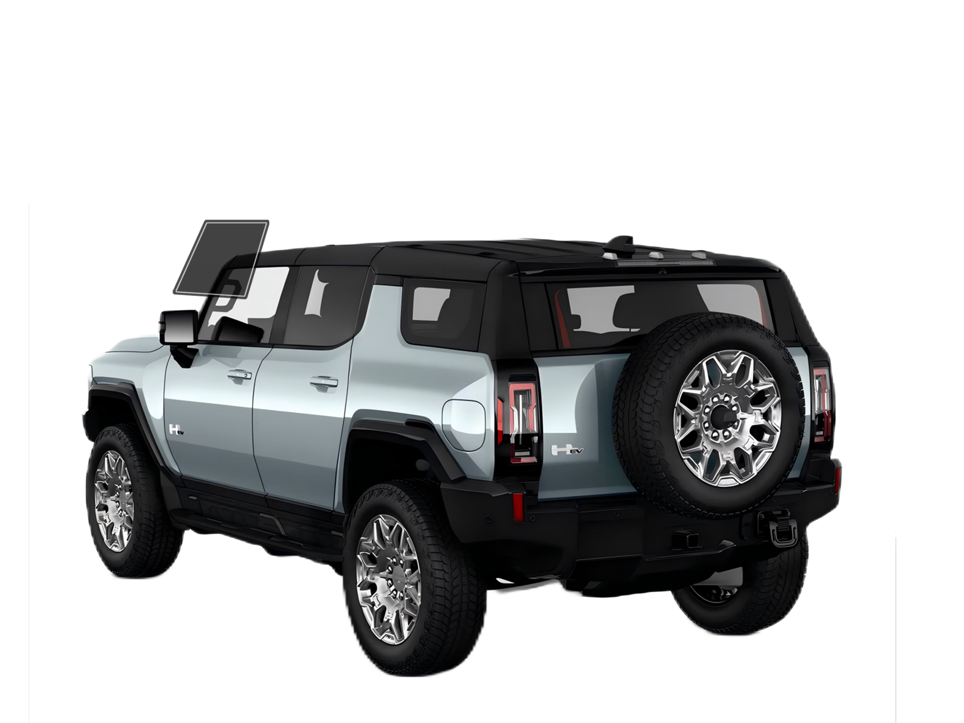 Haiy Co - PreCut 2Ply 25% Window Tint Film Kit For 2024-2025 GMC Hummer ...