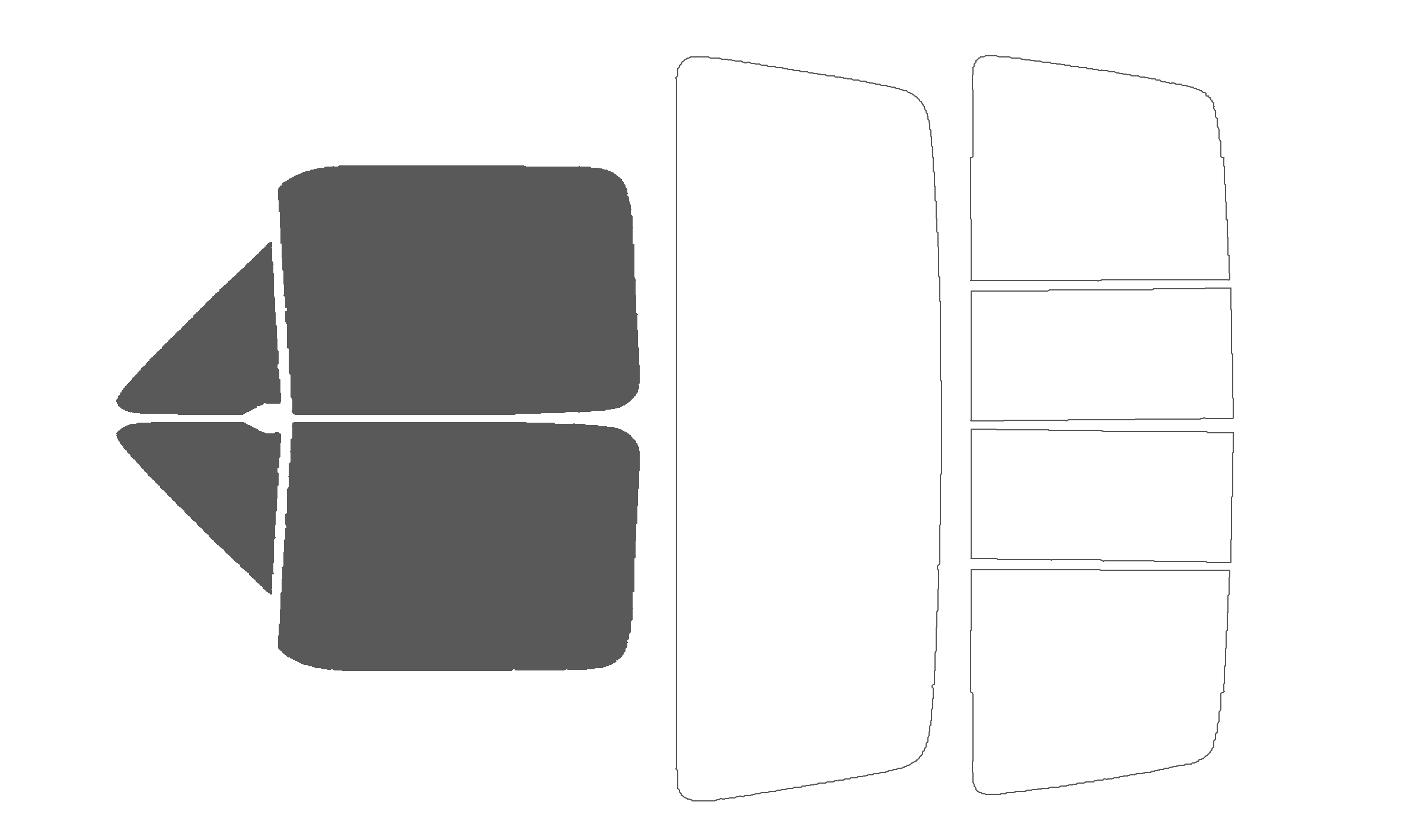 Haiy Co - PreCut 2Ply 35% Window Tint Film Kit For 1987-1991 Ford F250 ...