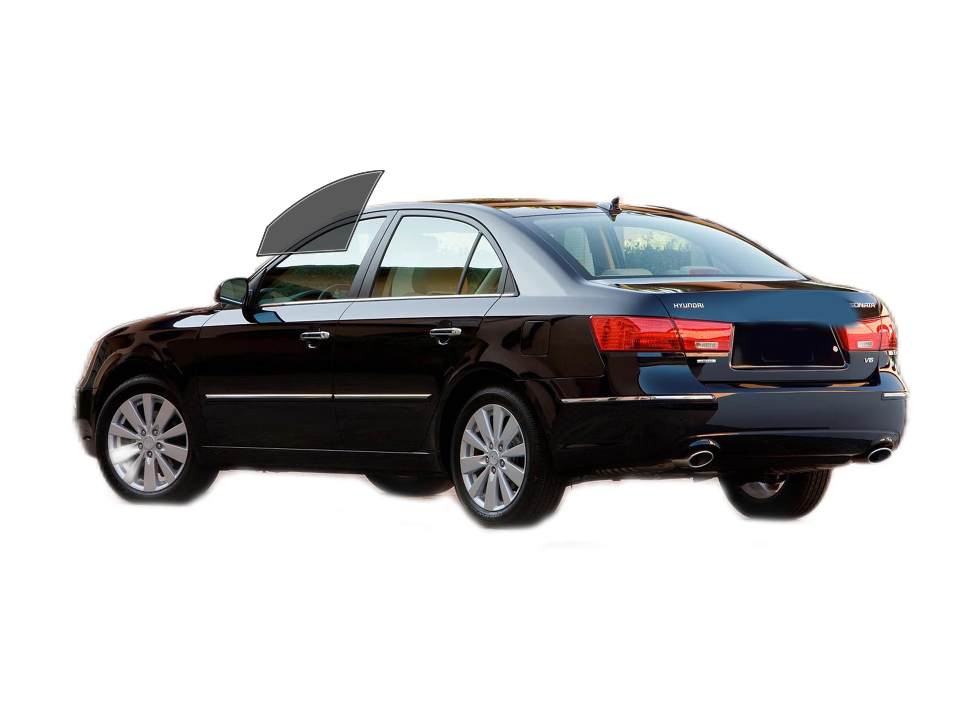 Haiy Co - PreCut 2Ply 35% Window Tint Film Kit For 2006-2010 Hyundai ...