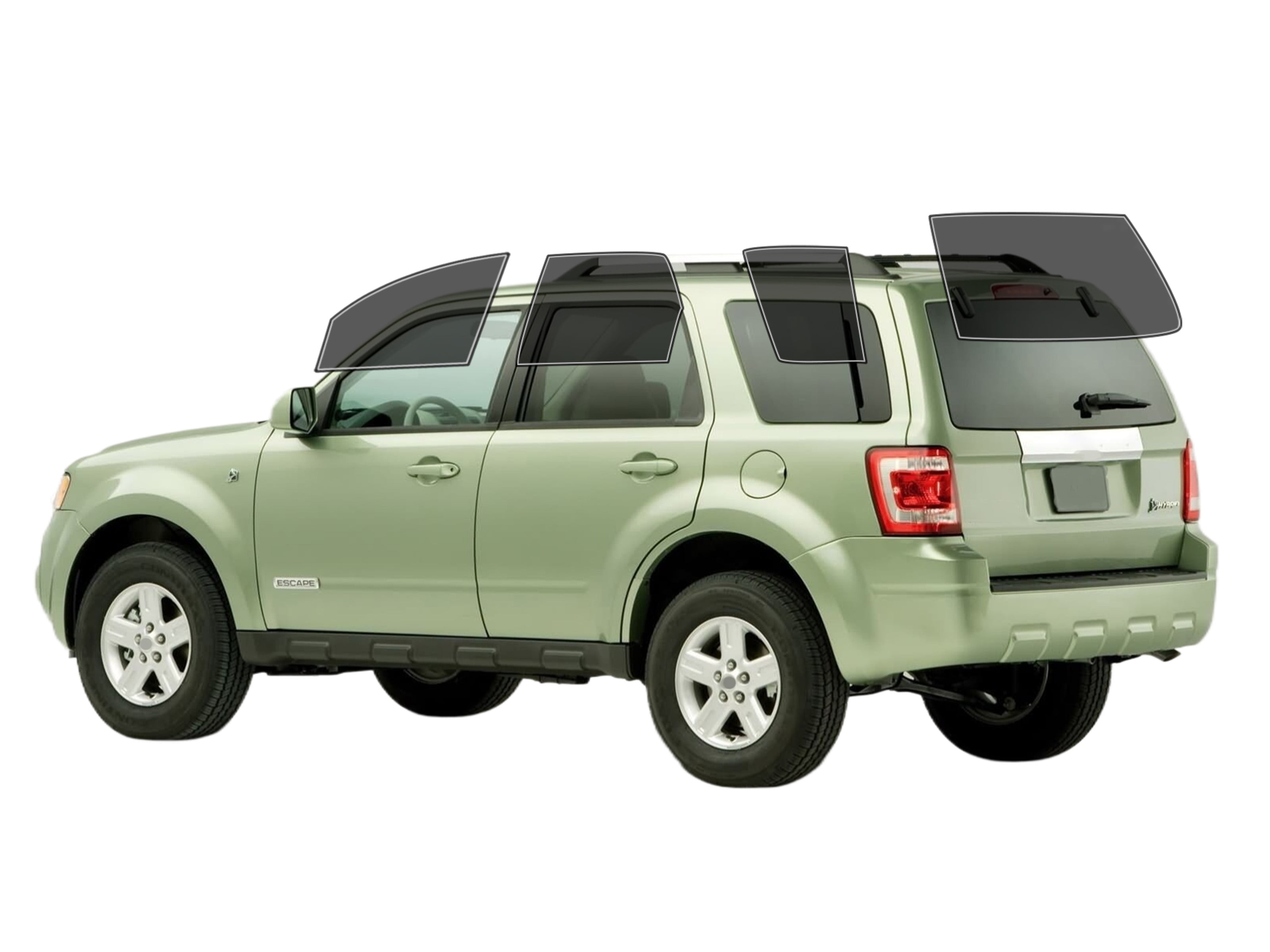 Haiy Co - PreCut 2Ply 35% Window Tint Film Kit For 2008-2012 Ford ...