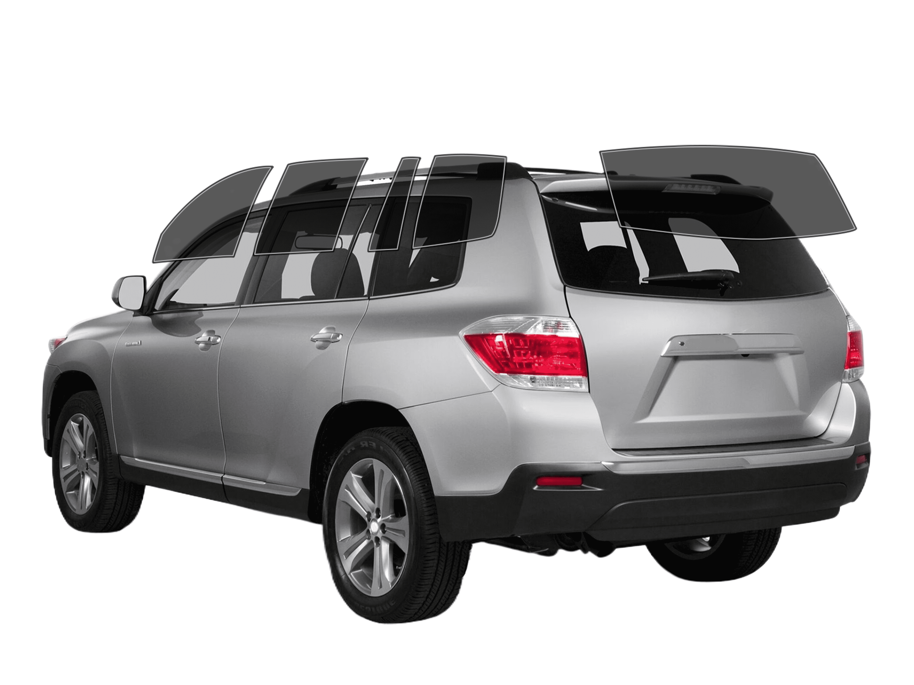 Haiy Co - PreCut 2Ply 35% Window Tint Film Kit For 2008-2013 Toyota ...