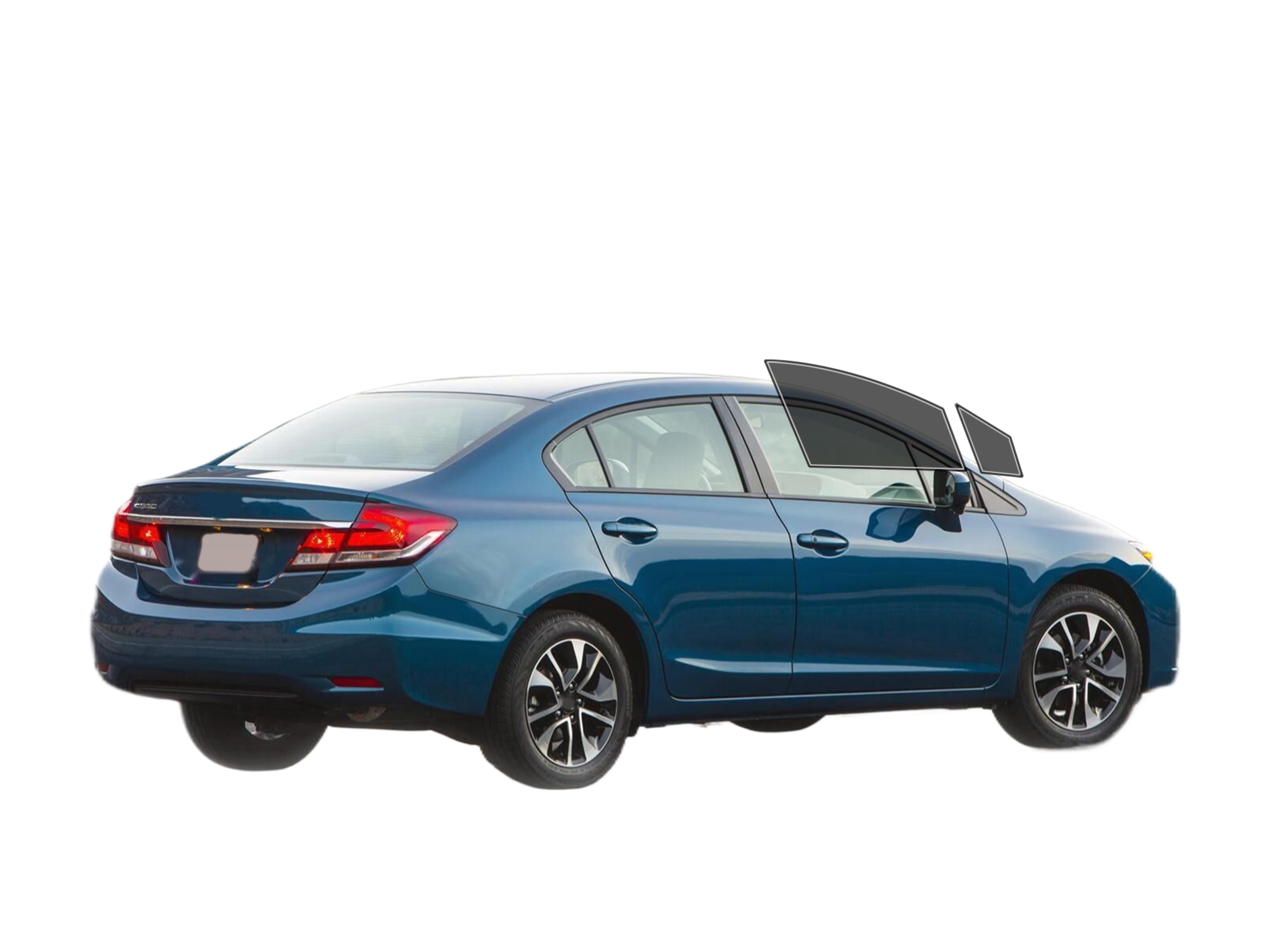 Haiy Co - PreCut 2Ply 35% Window Tint Film Kit For 2012-2015 Honda ...
