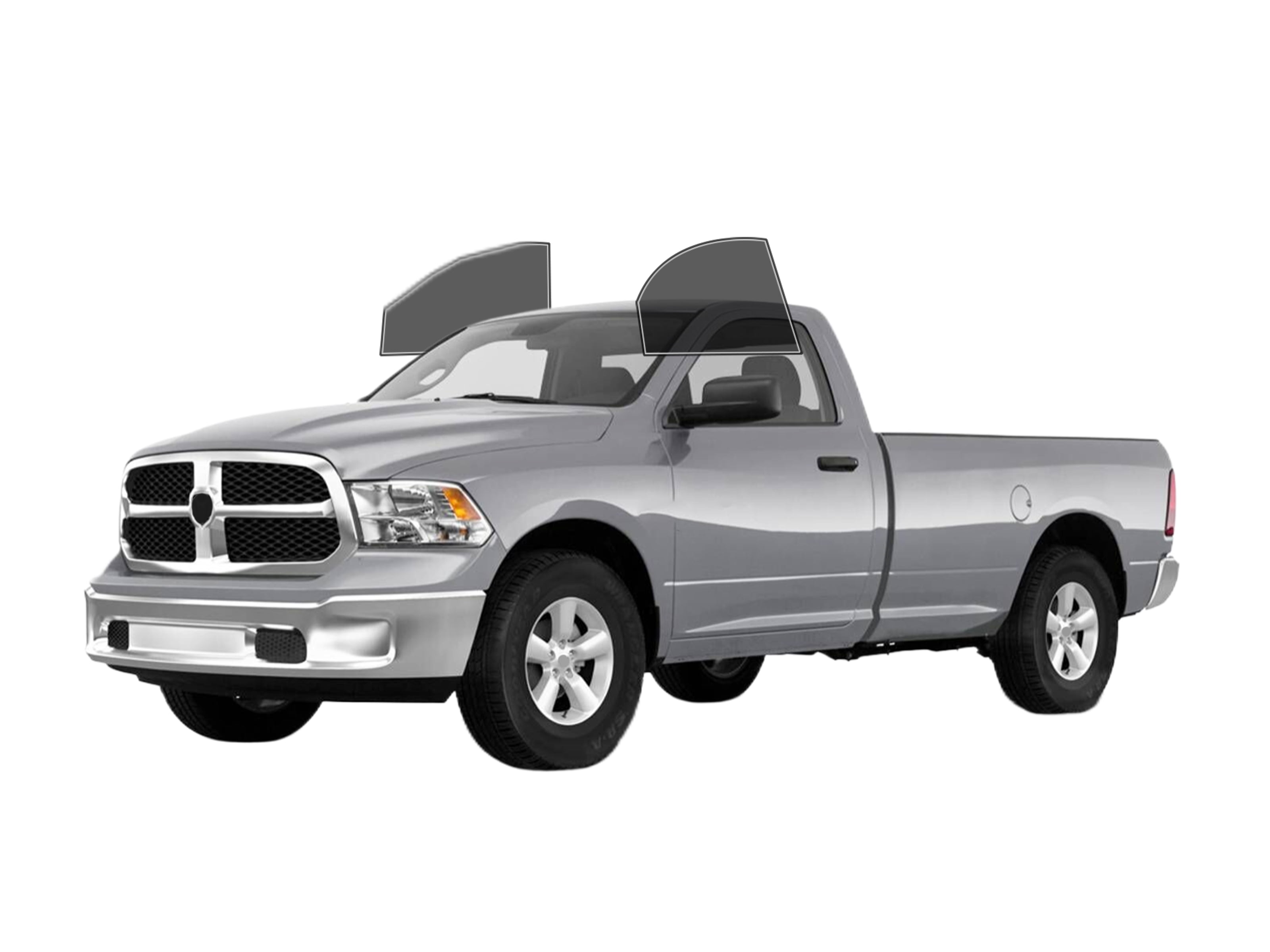Haiy Co - PreCut 2Ply 35% Window Tint Film Kit For 2019-2024 RAM 1500 ...