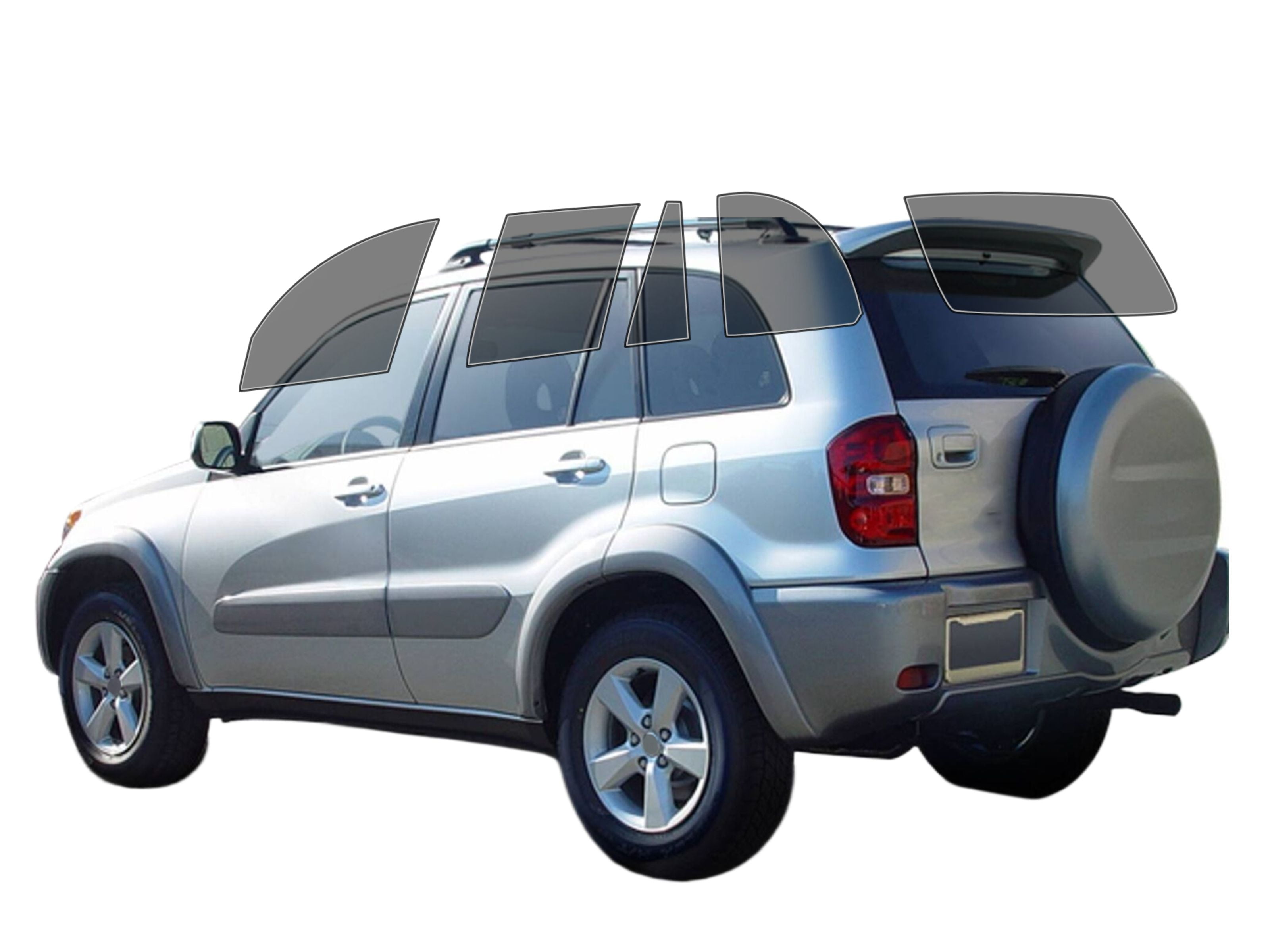 Haiy Co - PreCut 2Ply 50% Window Tint Film Kit For 2001-2005 Toyota ...