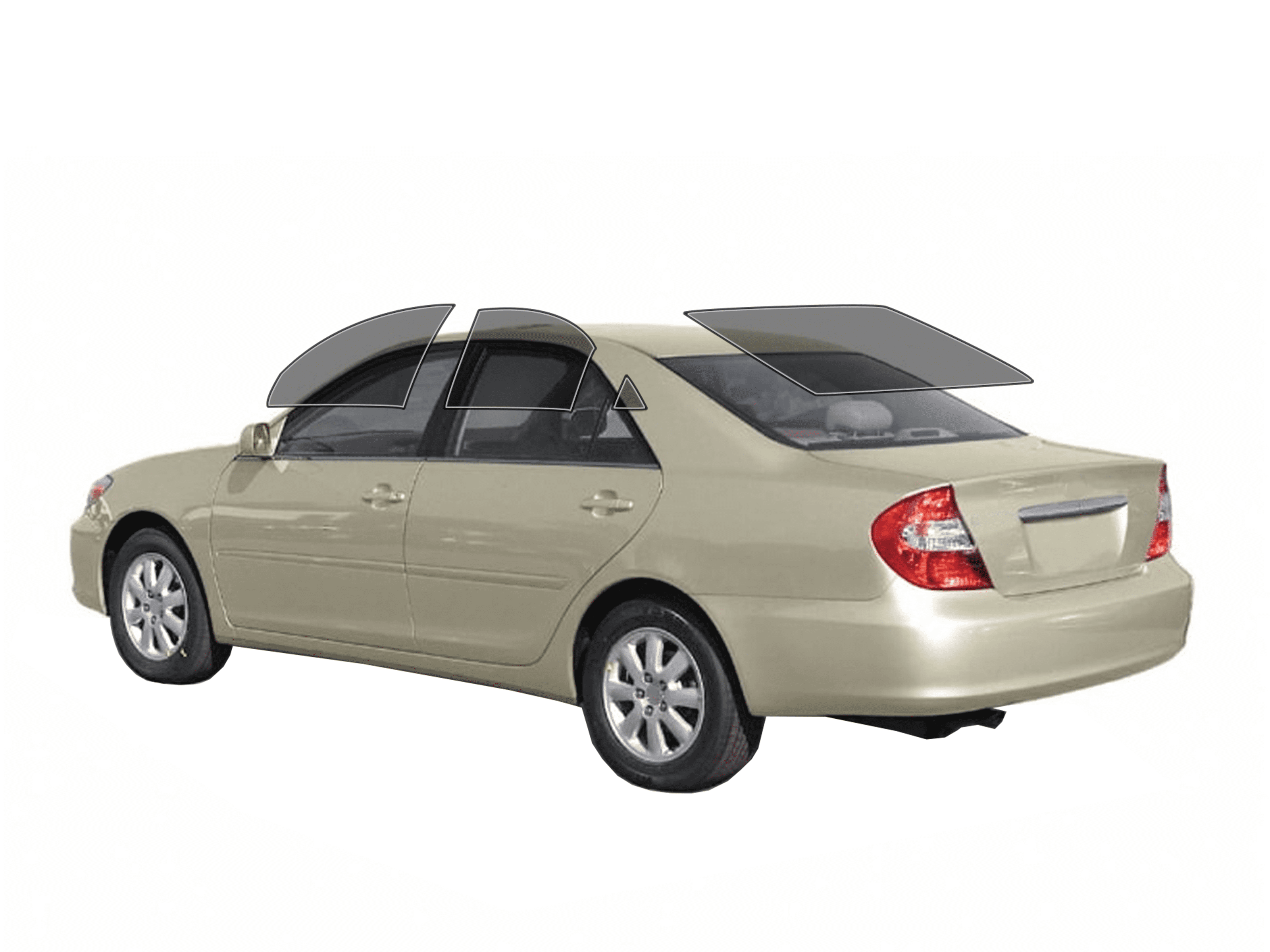 Haiy Co - PreCut 2Ply 50% Window Tint Film Kit For 2002-2006 Toyota ...