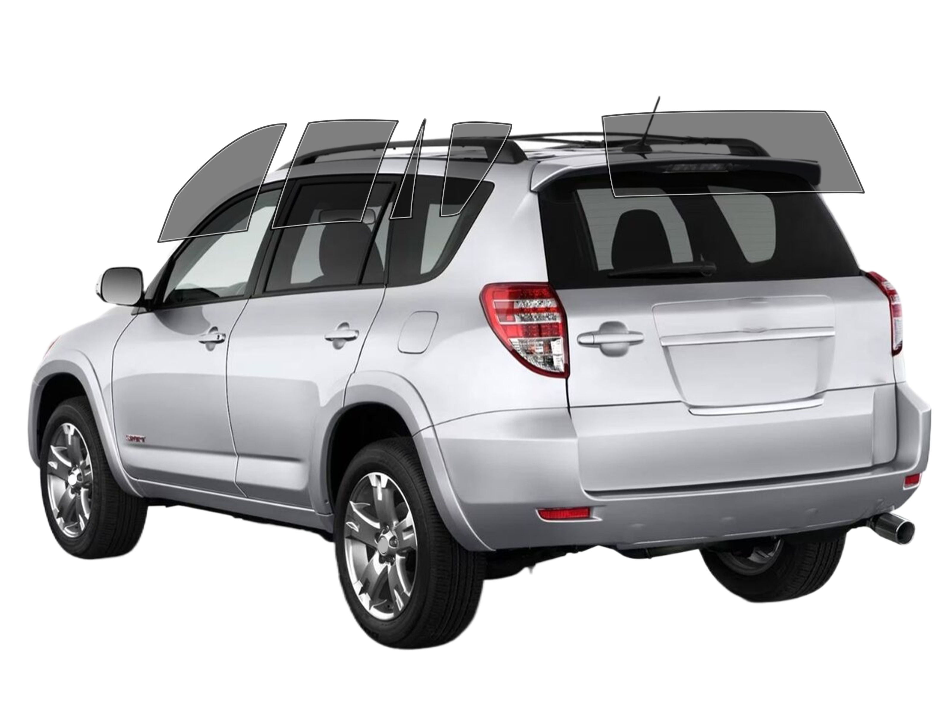 Haiy Co - PreCut 2Ply 50% Window Tint Film Kit For 2006-2012 Toyota ...