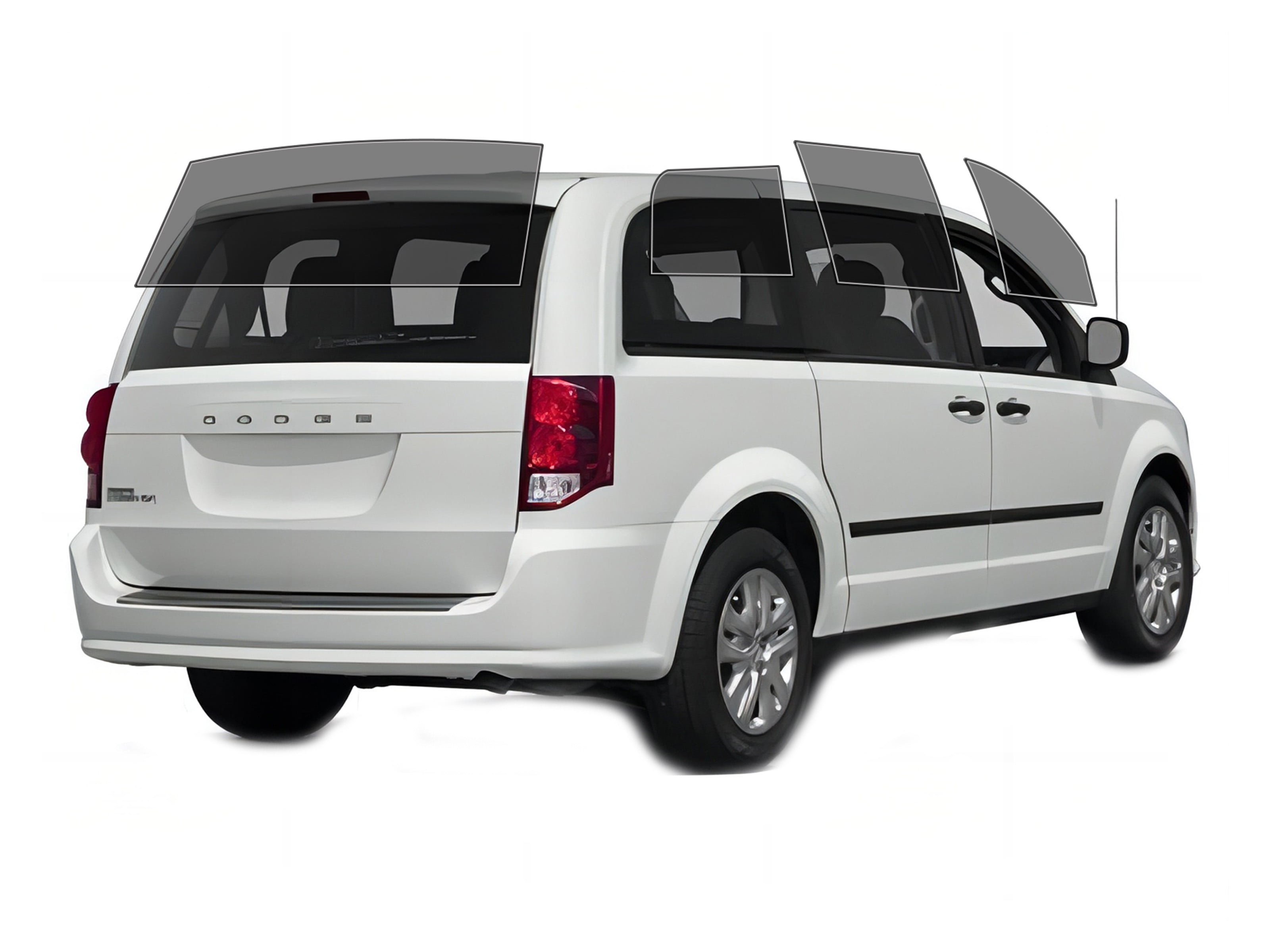 Haiy Co - PreCut 2Ply 50% Window Tint Film Kit For 2008-2020 Dodge ...