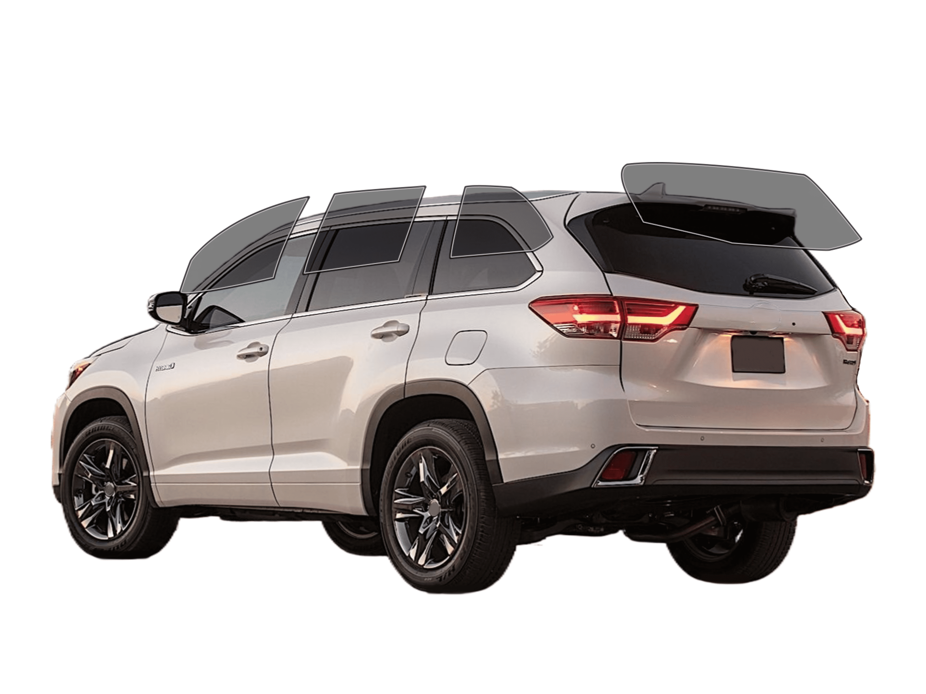 Haiy Co - PreCut 2Ply 50% Window Tint Film Kit For 2014-2019 Toyota ...