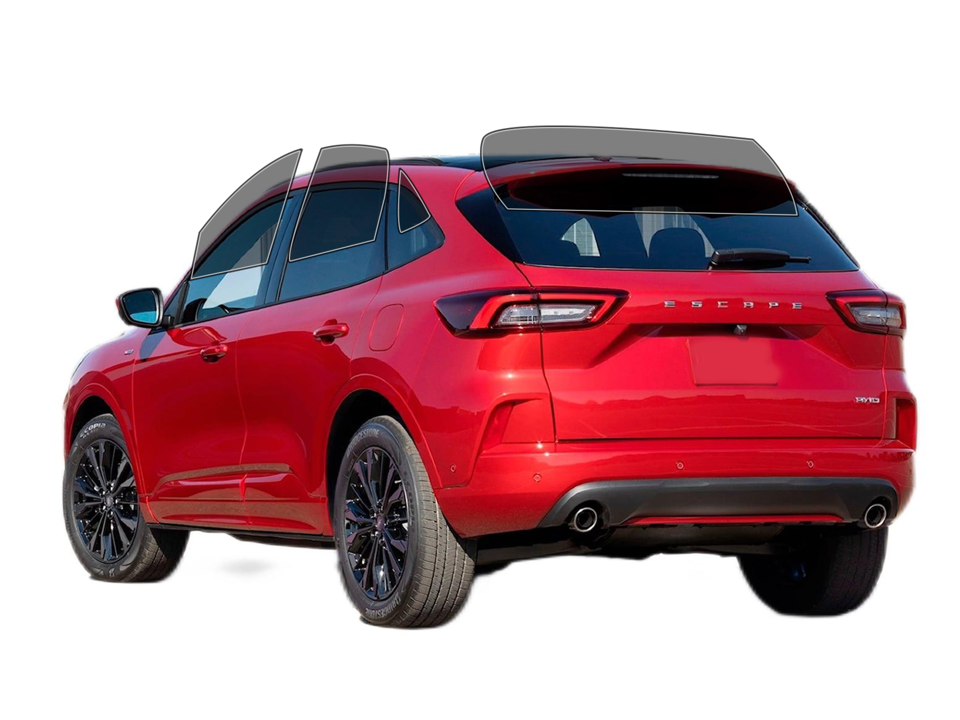 Haiy Co - PreCut 2Ply 50% Window Tint Film Kit For 2020-2024 Ford ...