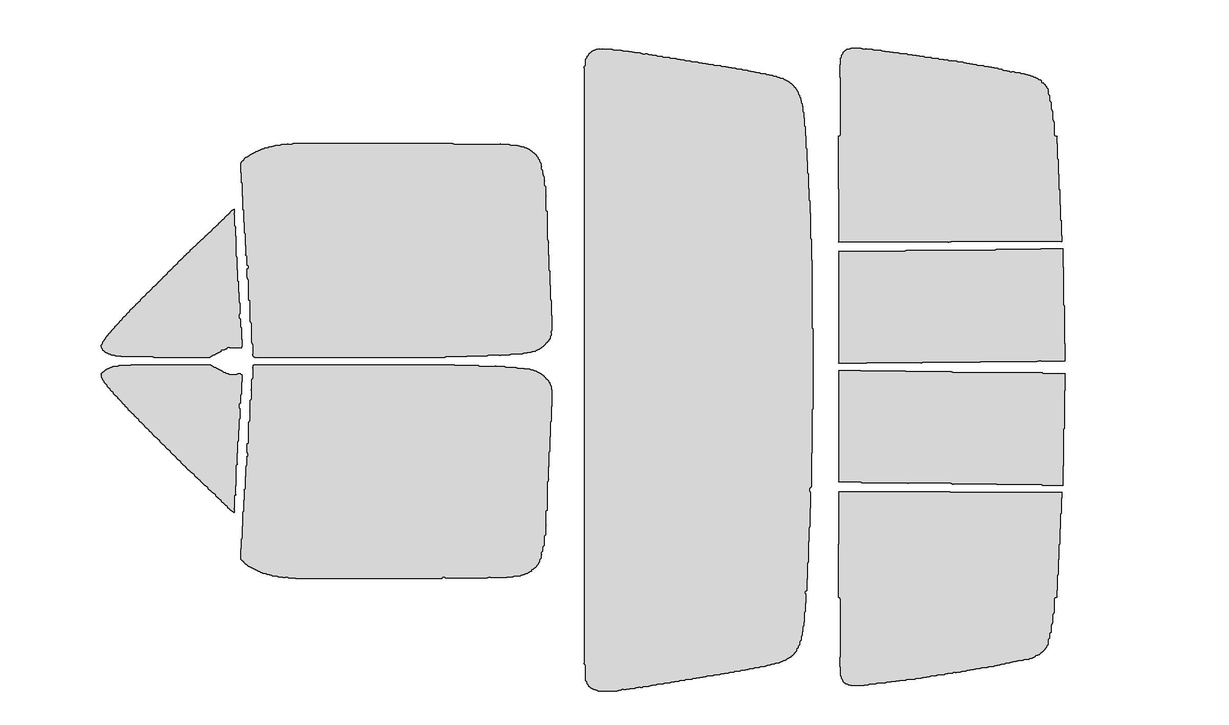 Haiy Co - PreCut 2Ply 70% Window Tint Film Kit For 1992-1996 Ford F250 ...