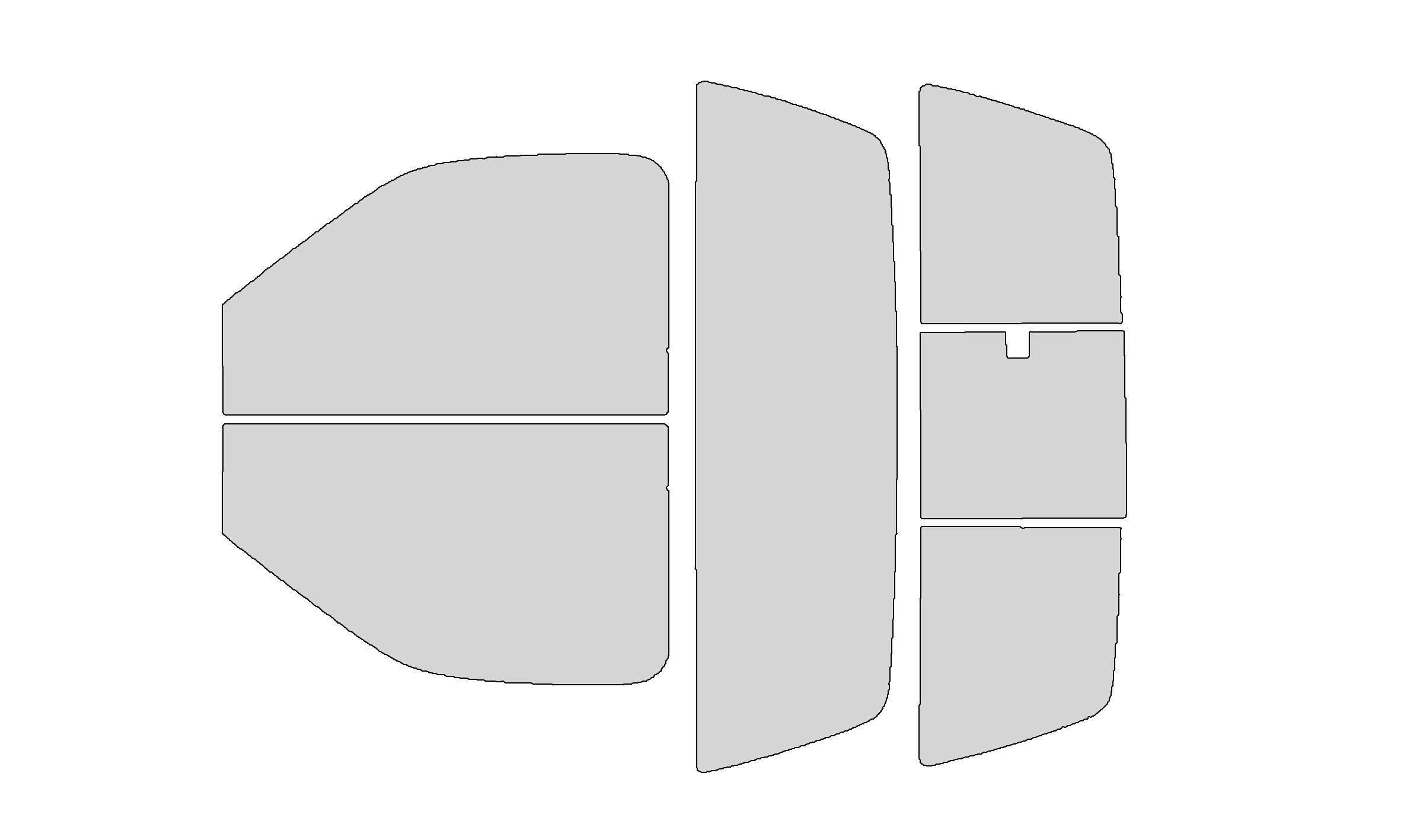 Haiy Co - PreCut 2Ply 70% Window Tint Film Kit For 1997-1998 Ford F250 ...