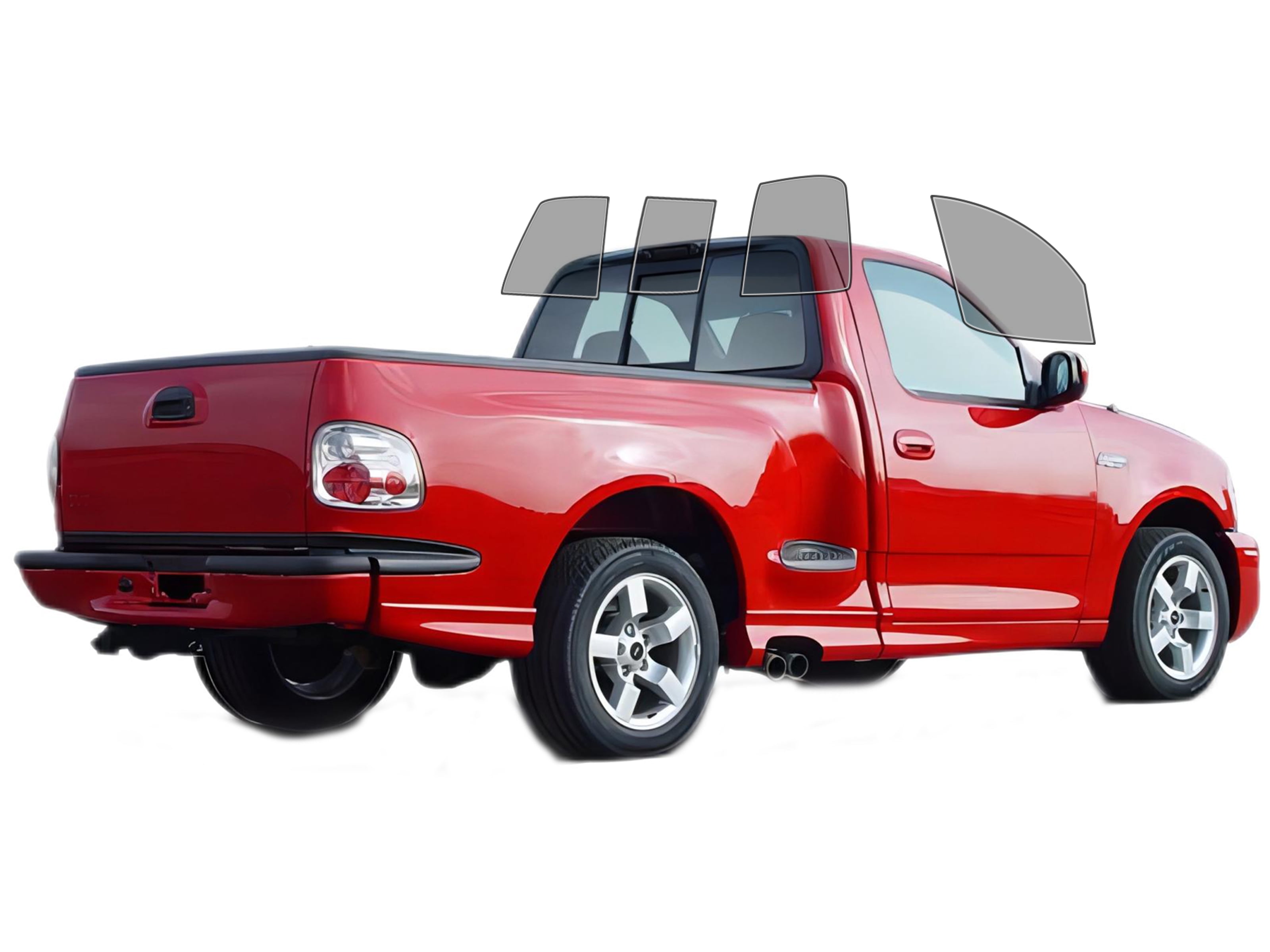 Haiy Co - PreCut 2Ply 70% Window Tint Film Kit For 1997-2003 Ford F150 ...