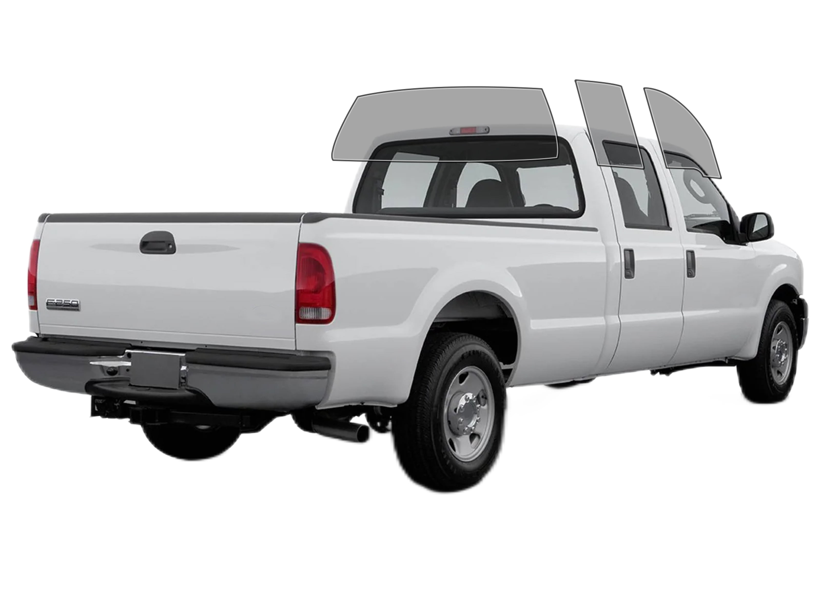 Haiy Co - PreCut 2Ply 70% Window Tint Film Kit For 1999-2007 Ford F250 ...