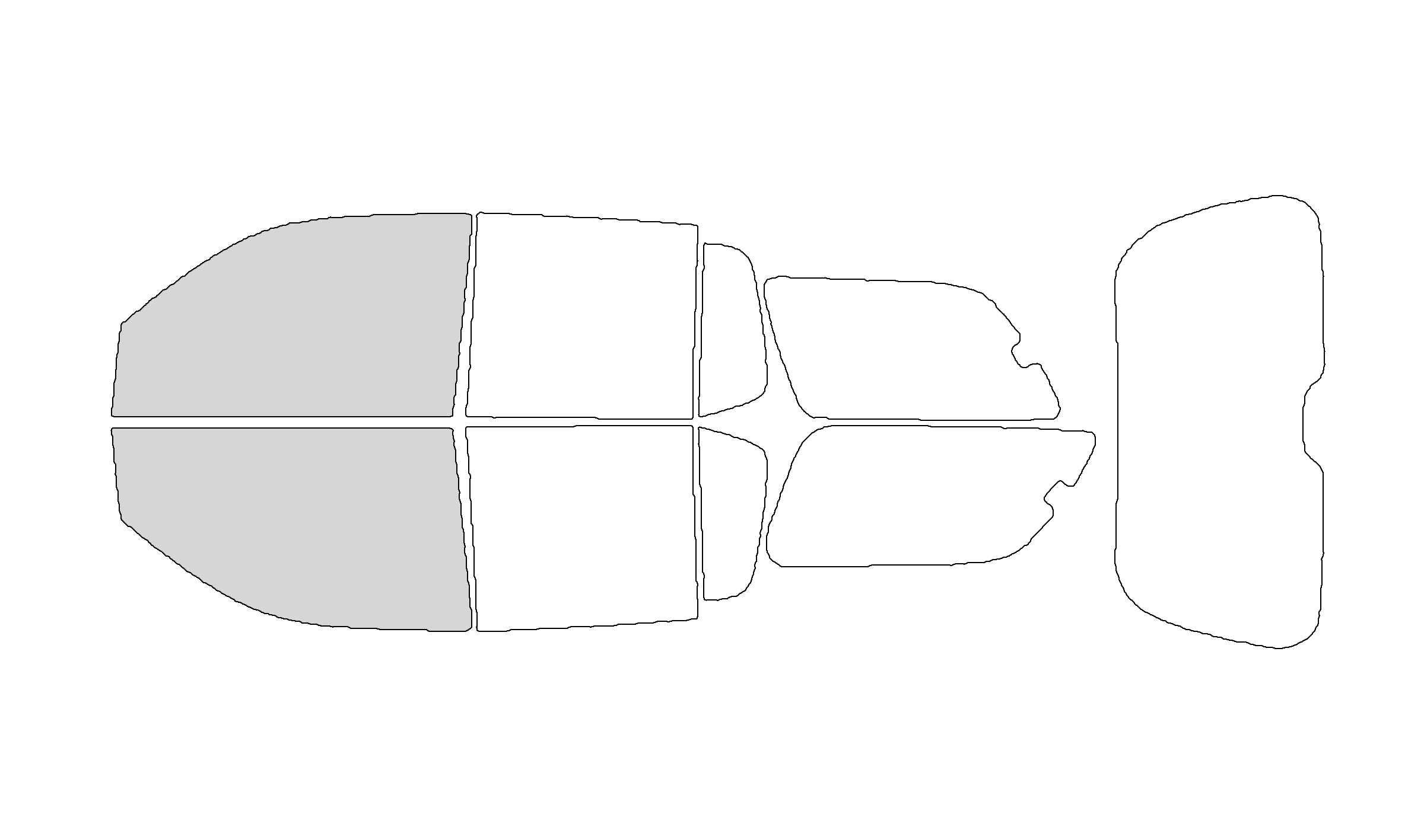 Haiy Co - PreCut 2Ply 70% Window Tint Film Kit For 2002-2009 GMC Envoy ...